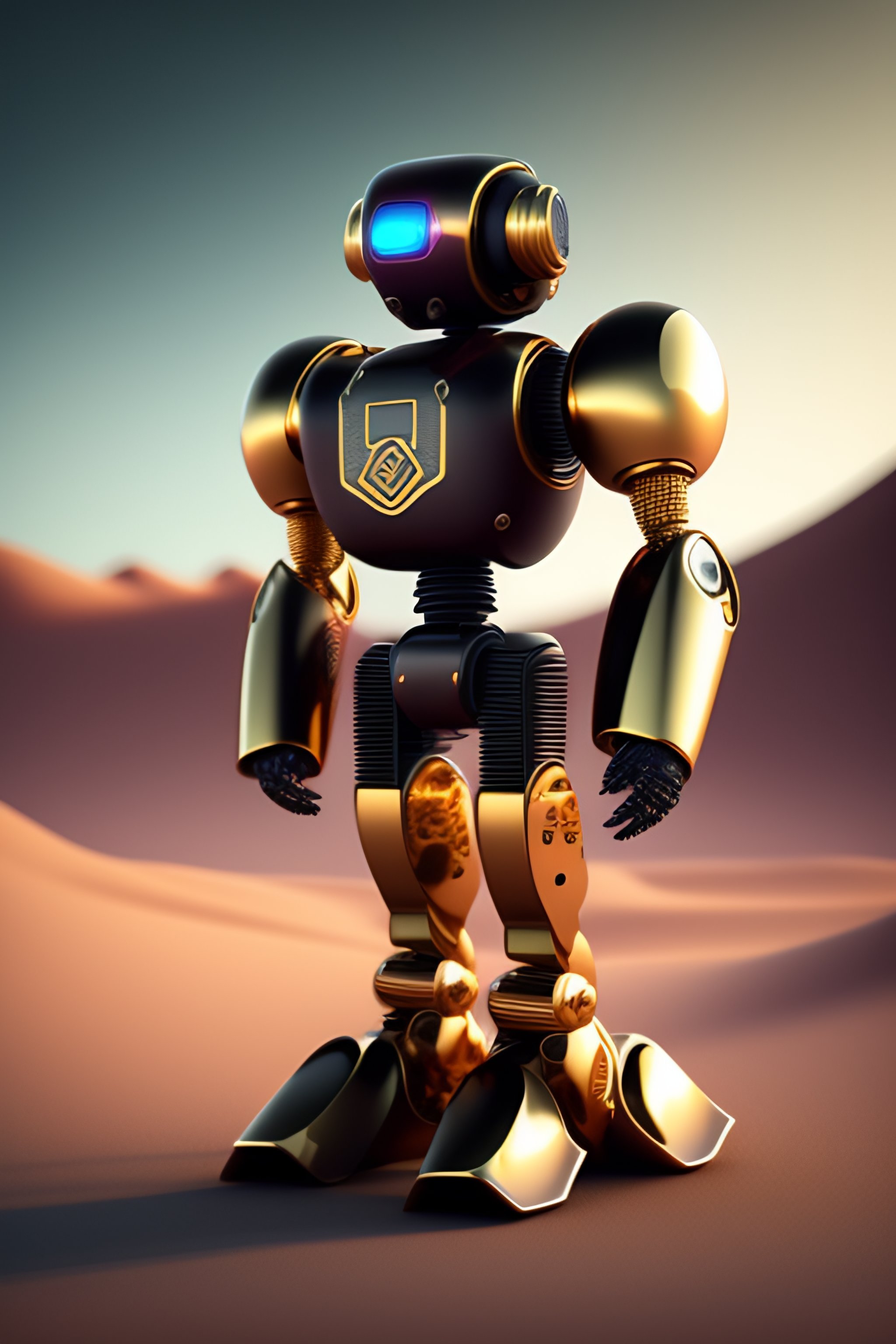 Lexica - Realistic 4k robot armless