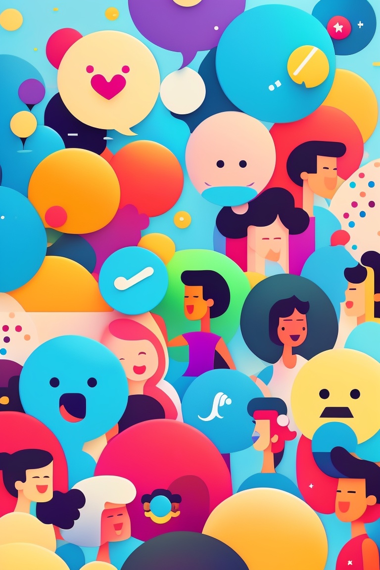 Lexica - Imagine a vibrant and interactive illustration representing ...