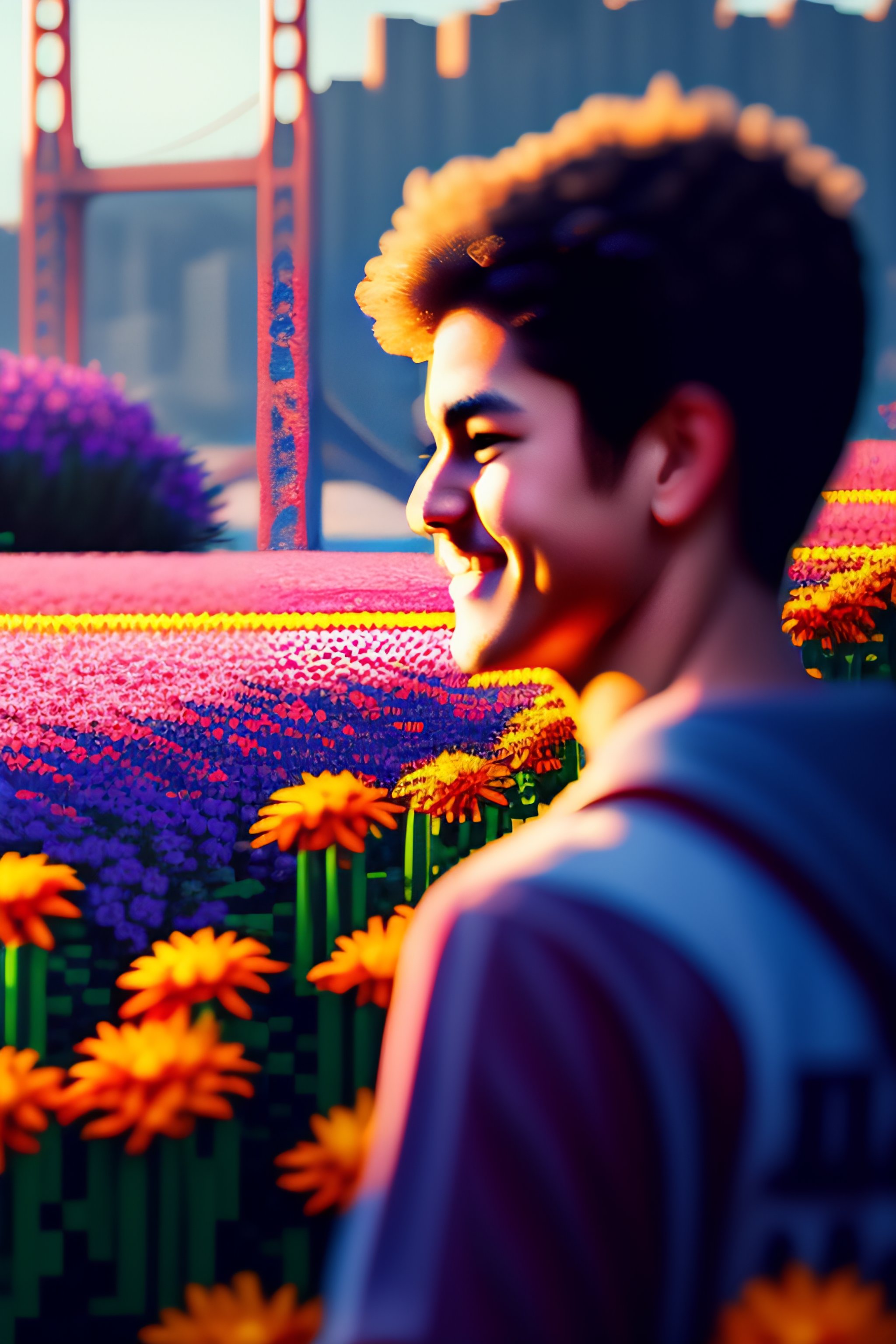 Lexica - Pixel art san francisco. 3d pixel art 4k wallpaper. incredible ...