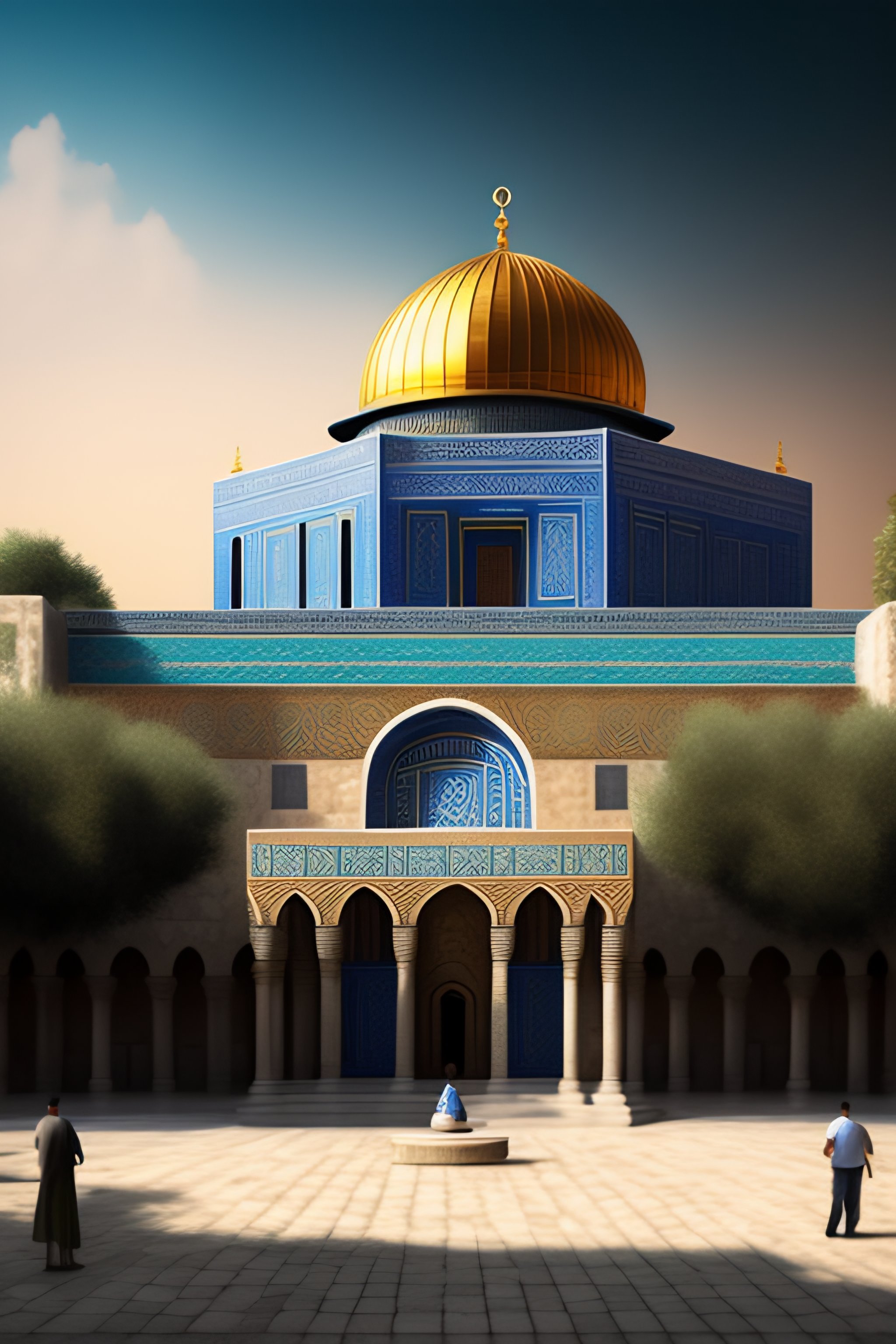 Lexica - The Jewish temple on temple mount