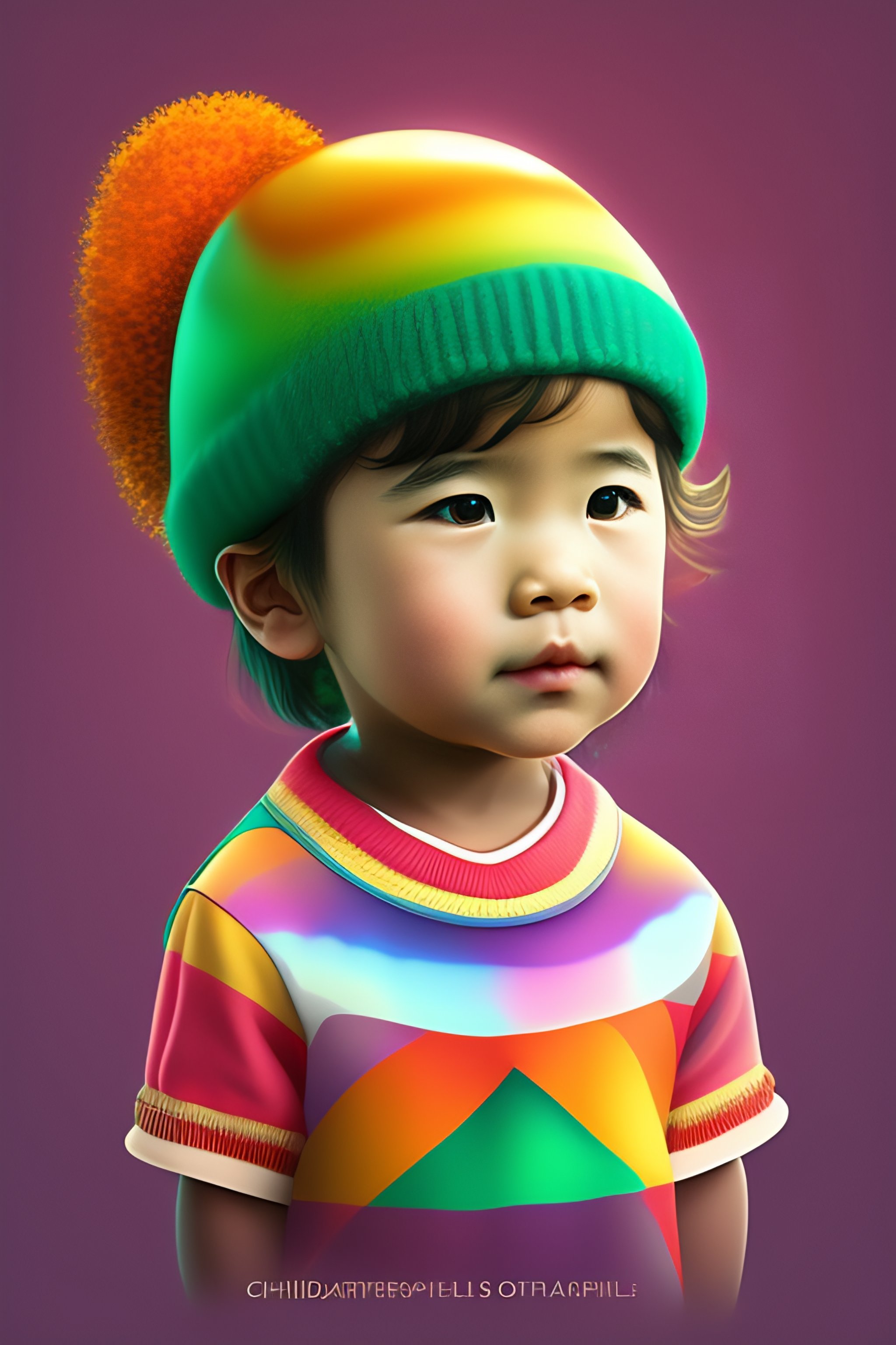 Lexica - Childlike illustration character