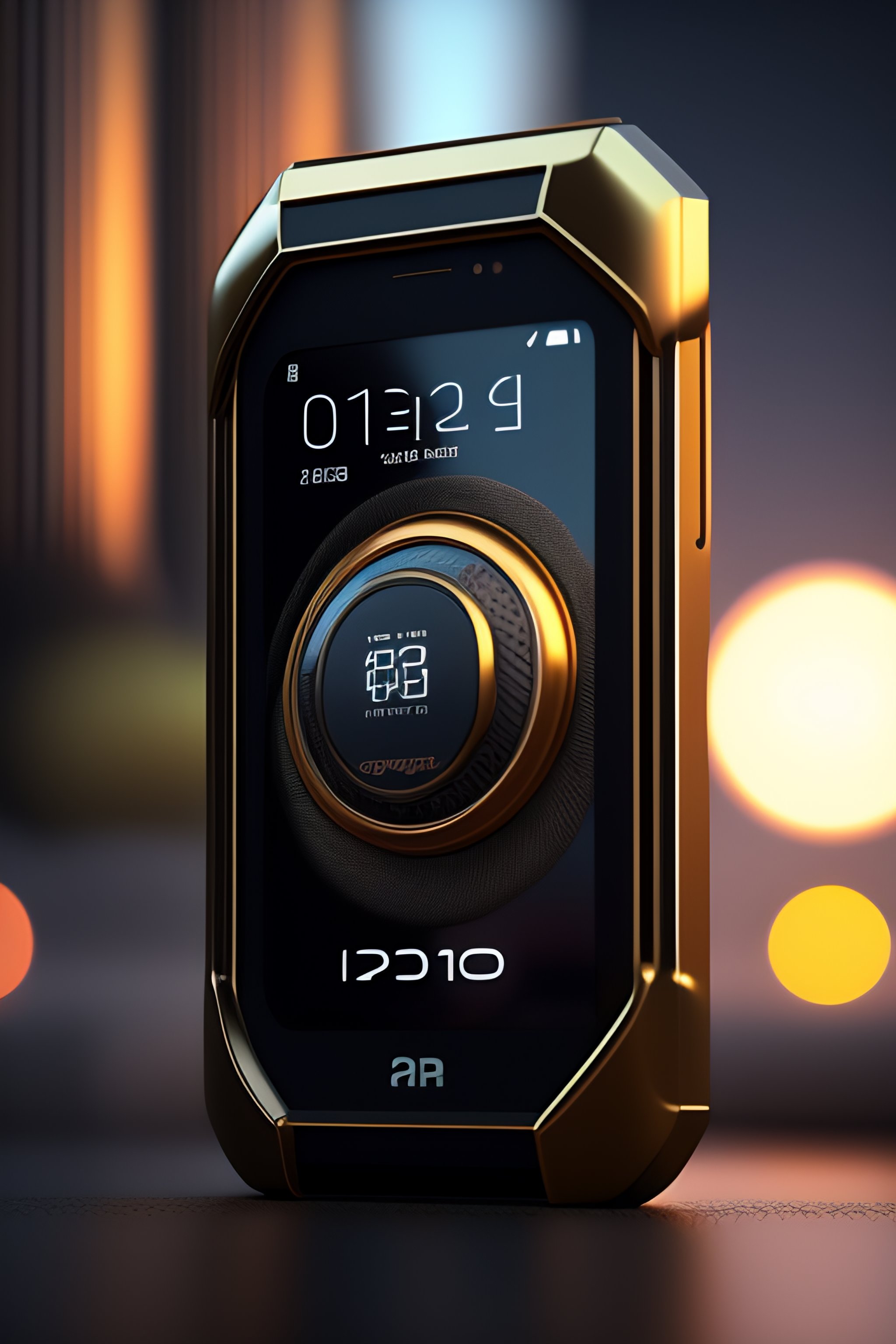 Lexica - Armoured Mobile phone, centred, night time, octane render ...