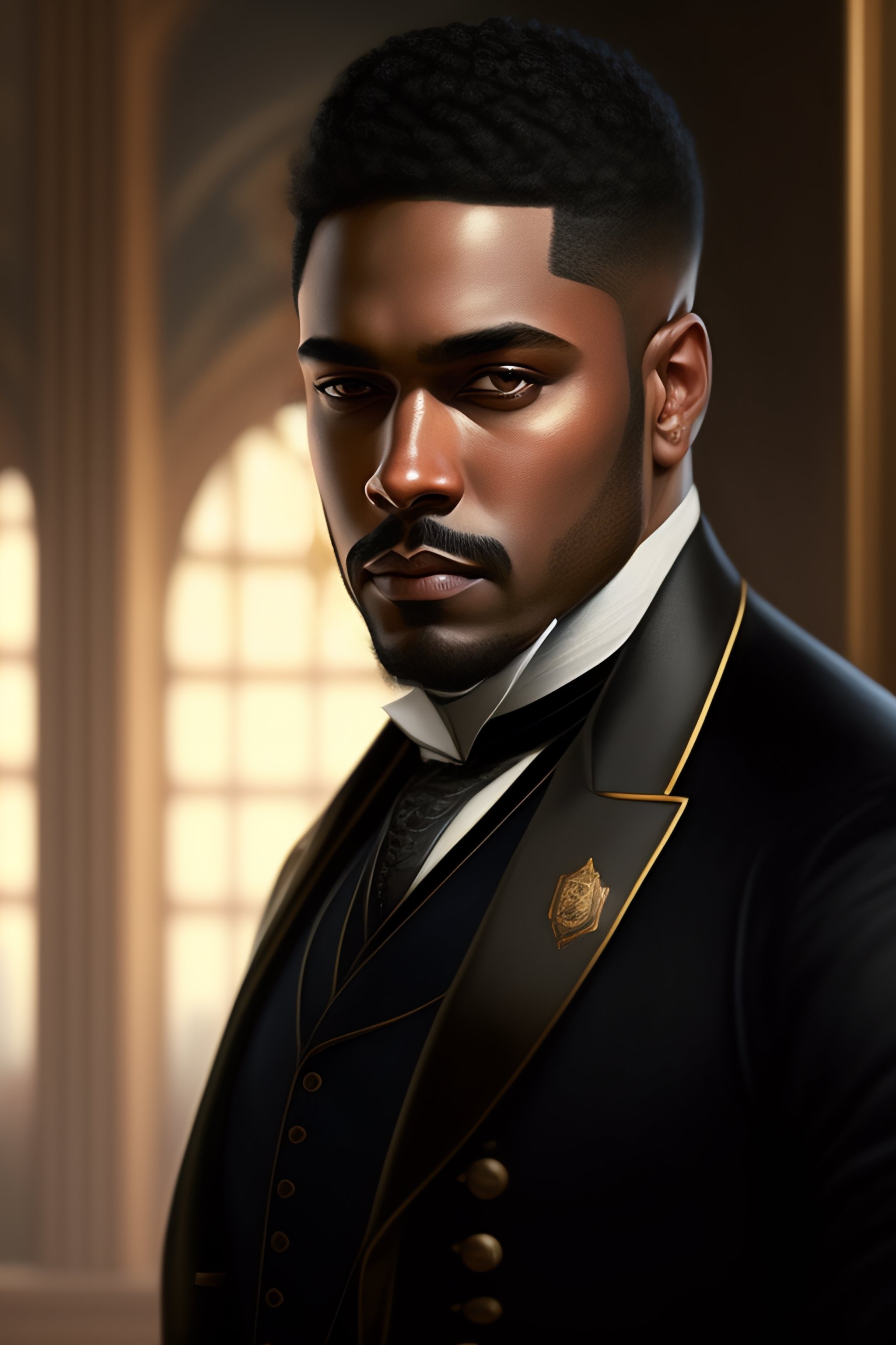 Lexica - Omar Benson Miller official portrait of a victorian ...