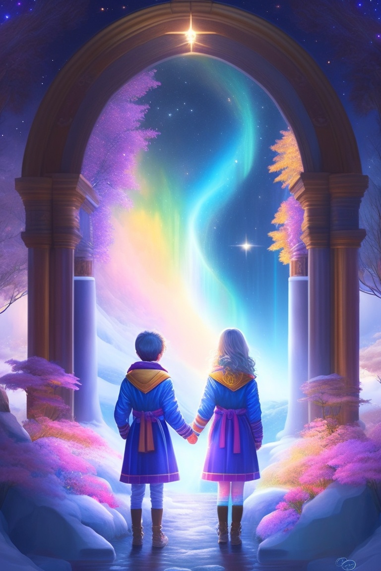 Lexica - With the map in their hands, Alex and Emily, the twins ...