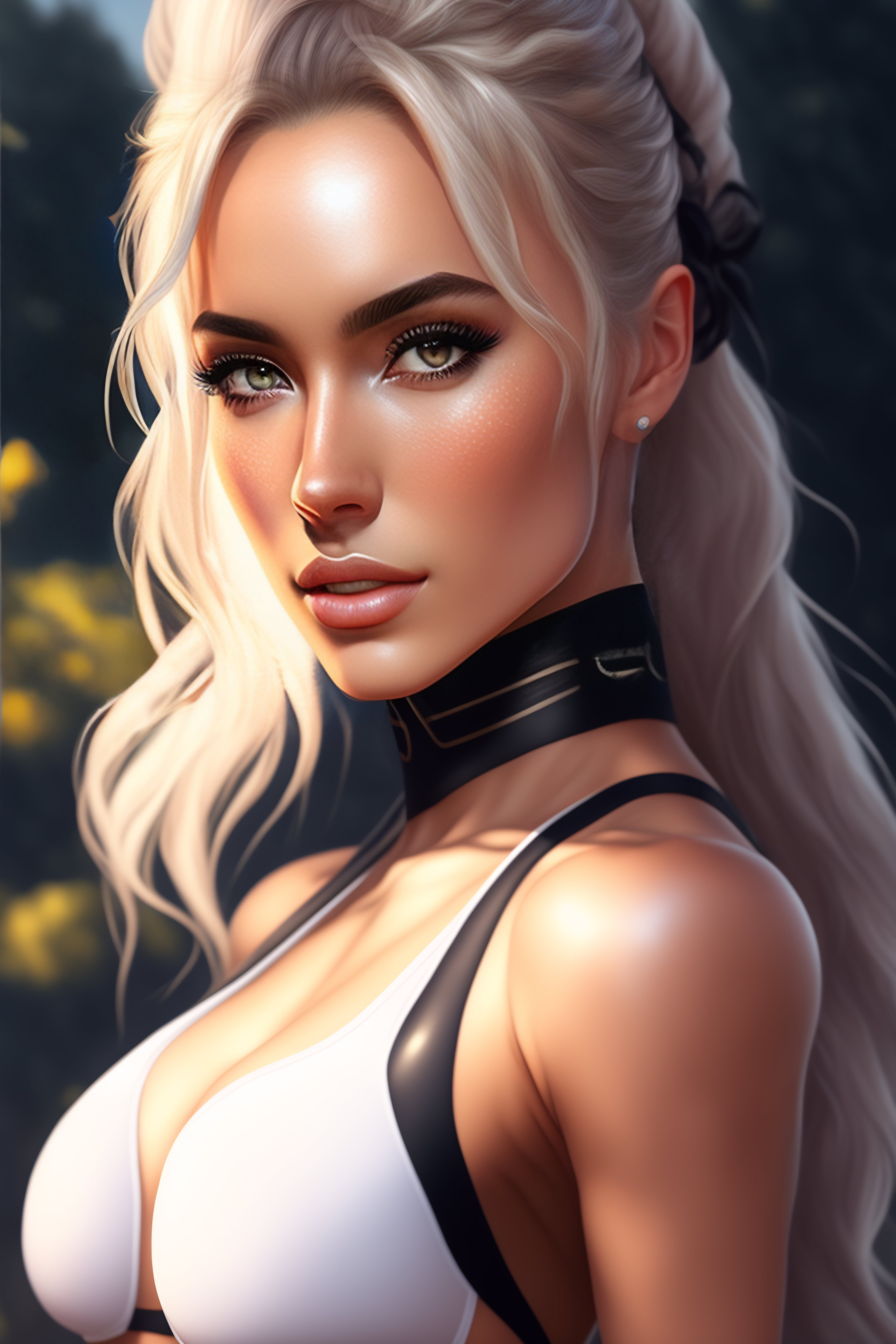 Lexica A Masterpiece Ultrarealistic Ultradetailed Full Body View Of Sexy Anime Girl That Looks