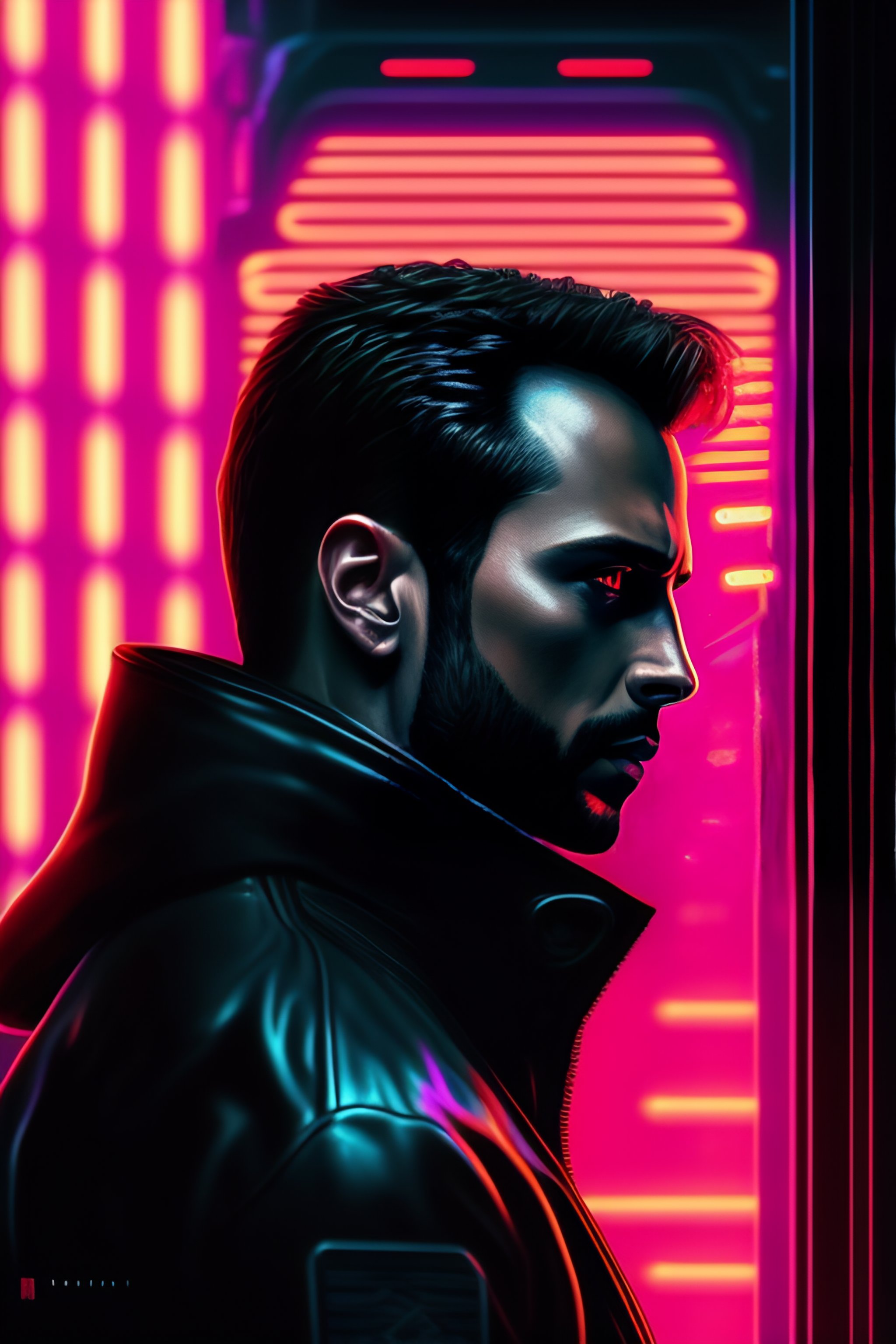 Lexica - Terminator in Blade Runner 2049, neo noir, cyberpunk ...