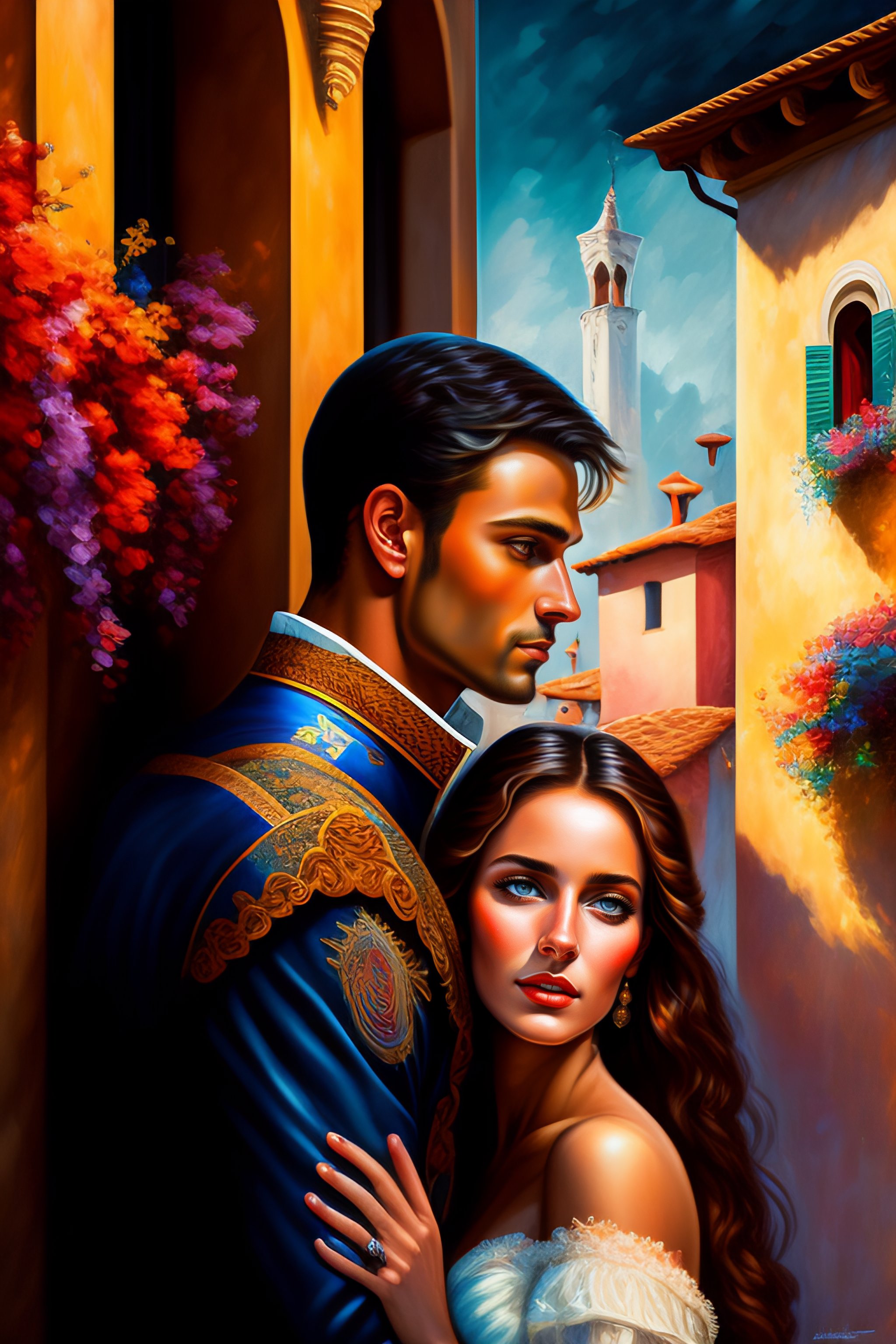 Lexica - Highly detailed painting of shakespeare's romeo and juliet in ...