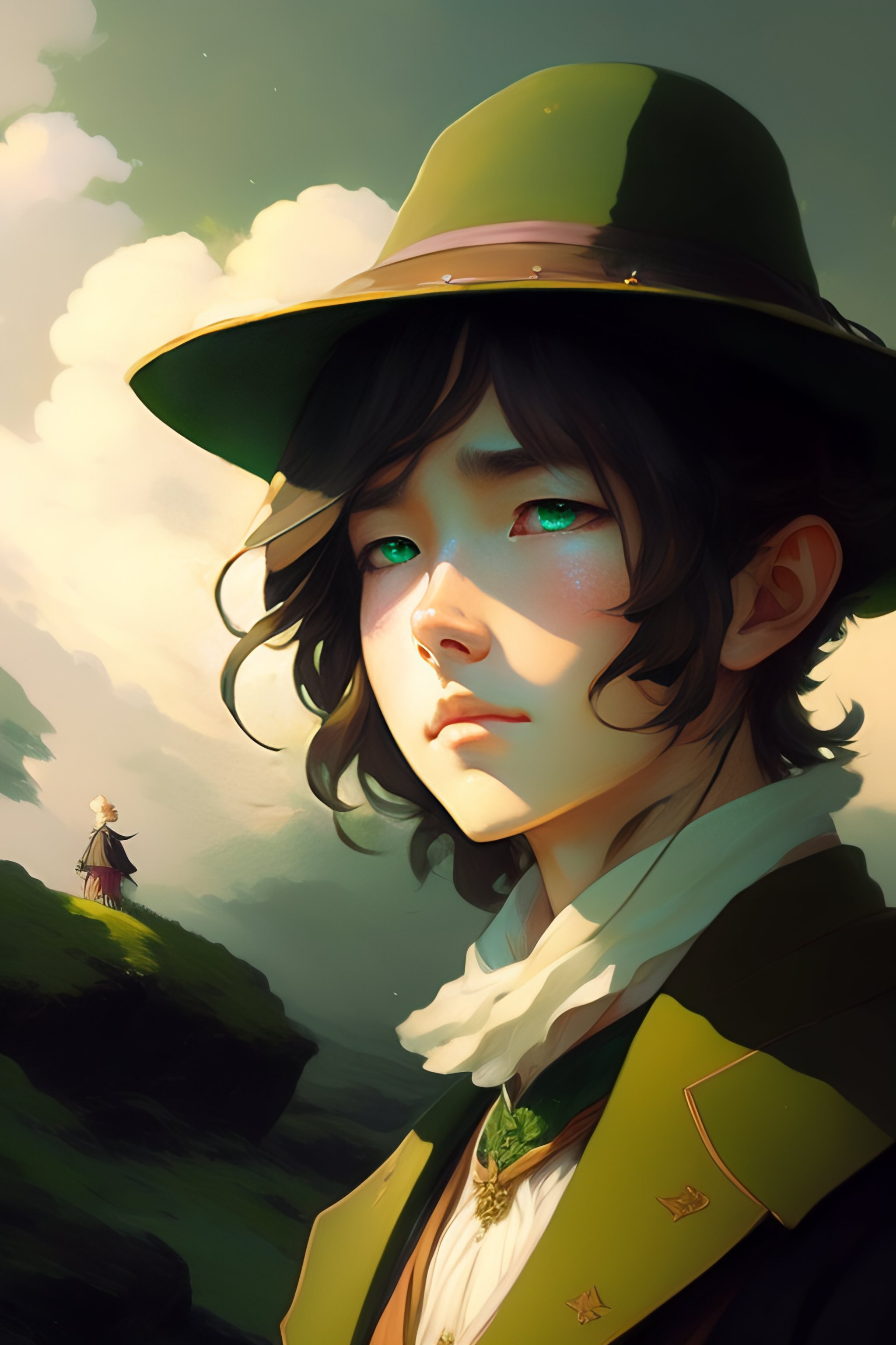 Lexica - Model baroque oil painting snufkin cloudy sky background ln ...