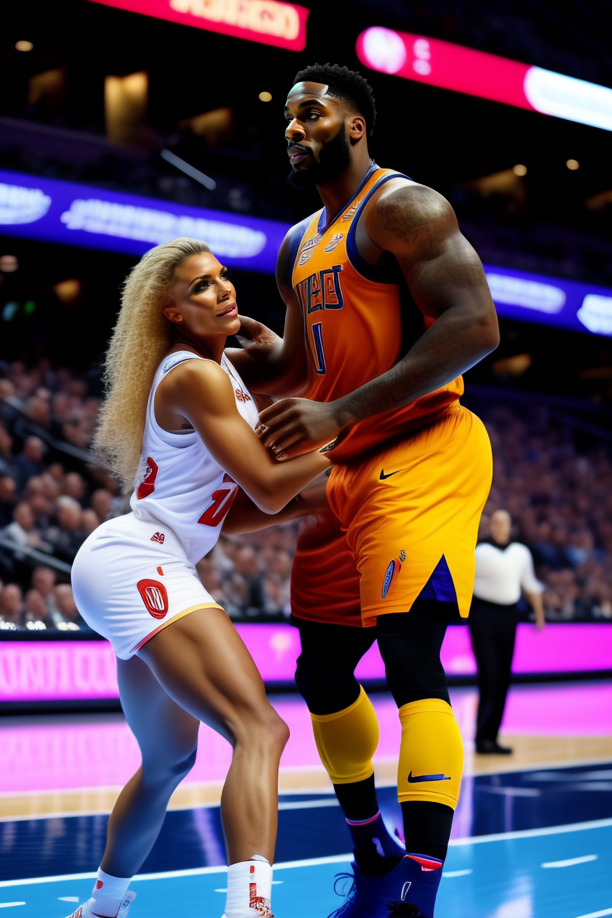 Lexica - Voloptuous Chantal Janzen woman from the back in short dress ...