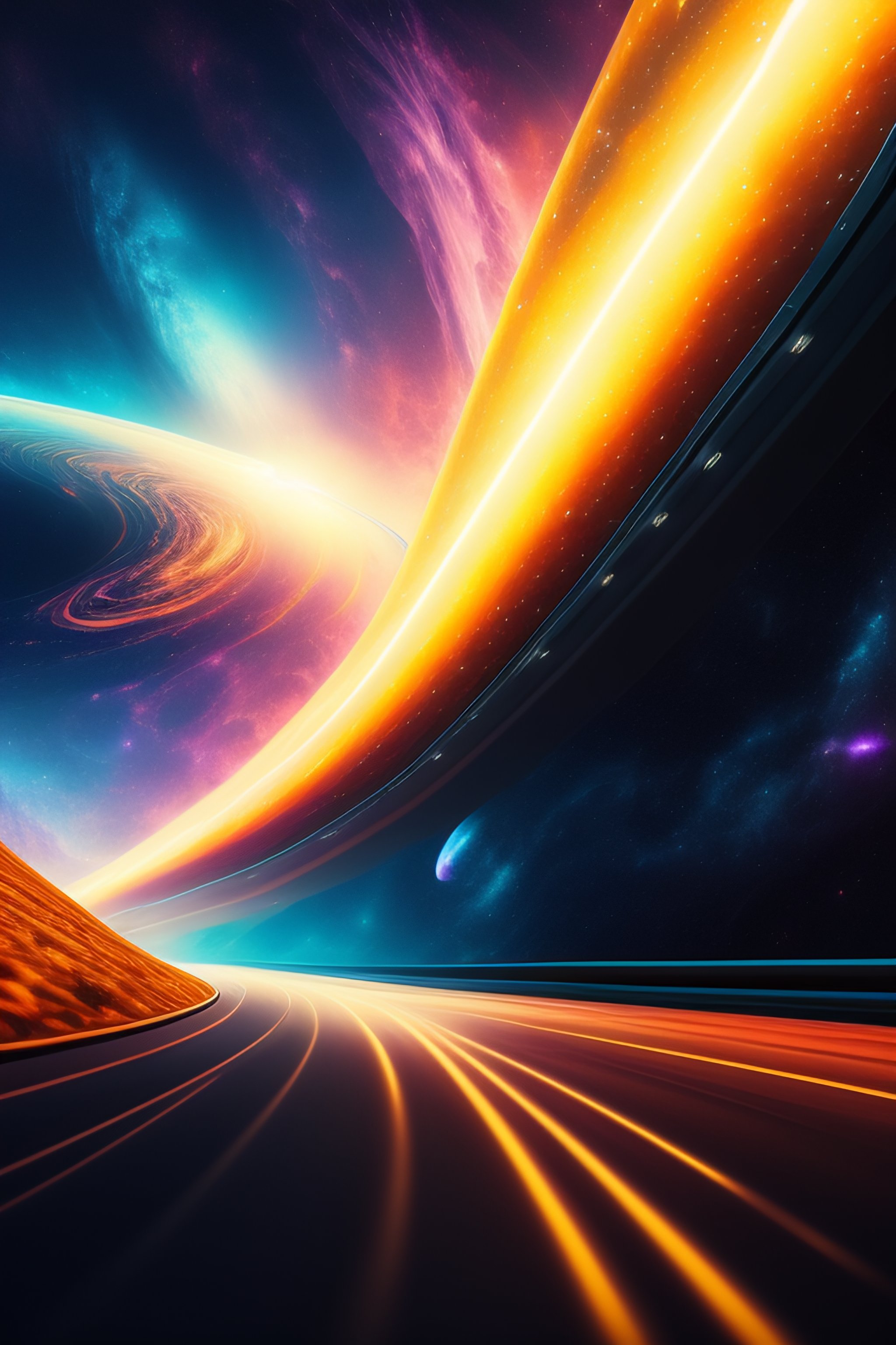 Lexica - Race track design around galaxies comets and blackholes for a ...