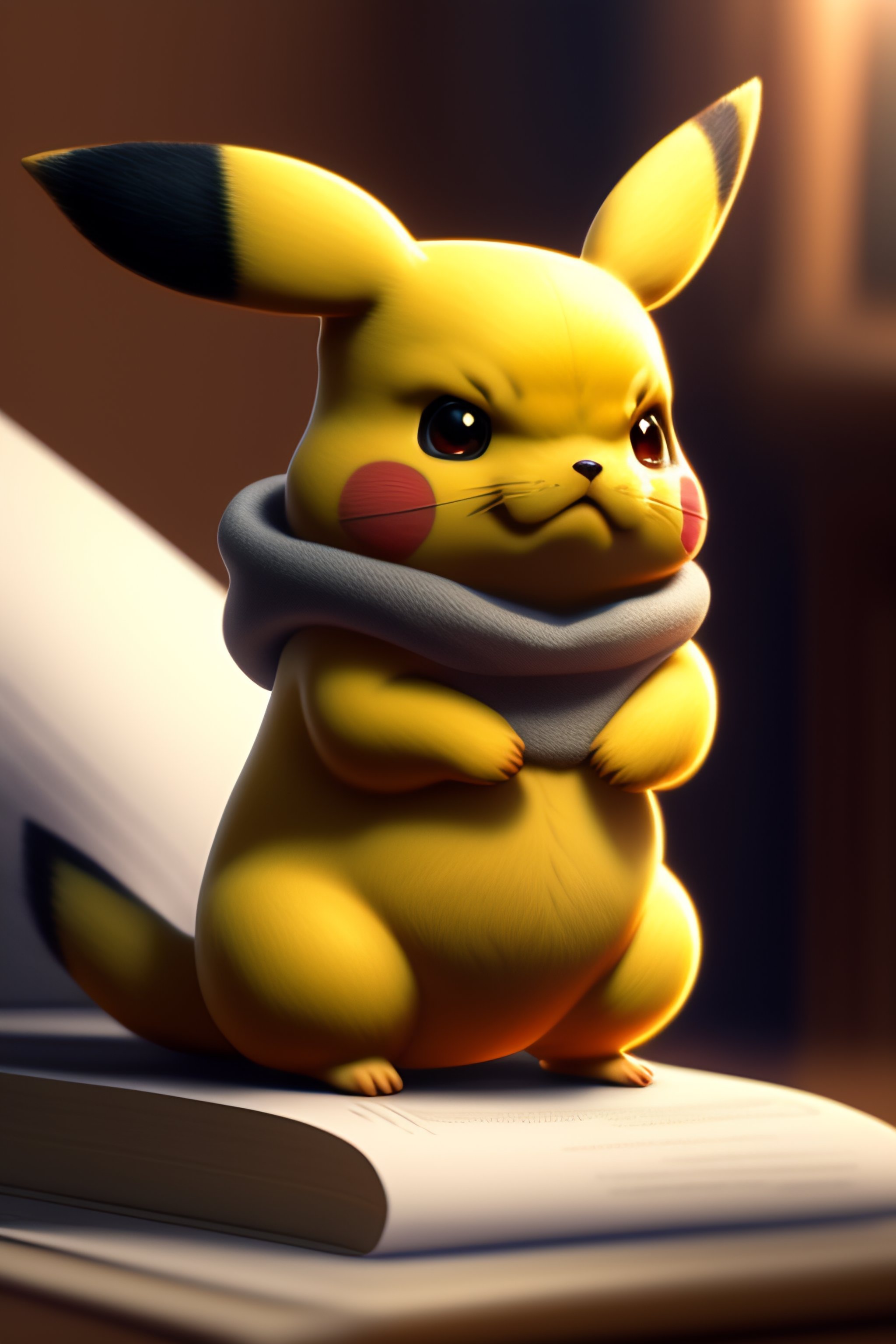 Lexica - Pikachu commiting tax fraud, paperwork, exhausted, cute ...