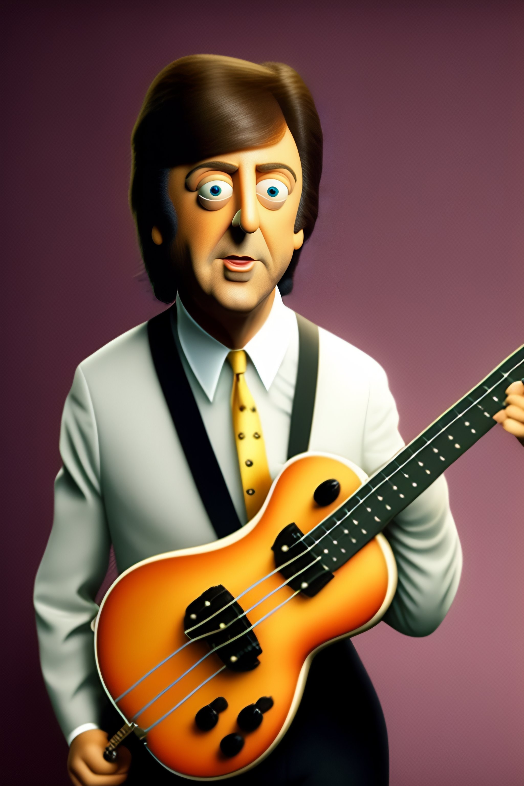 Lexica - Paul McCartney as a muppet, playing bass