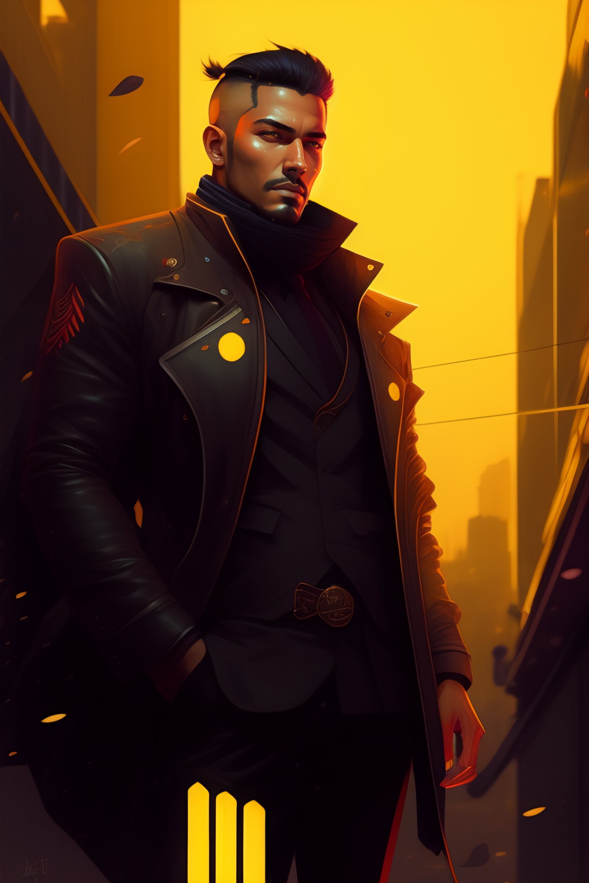 Lexica - Highly detailed portrait of a Hitman by atey ghailan, by greg ...
