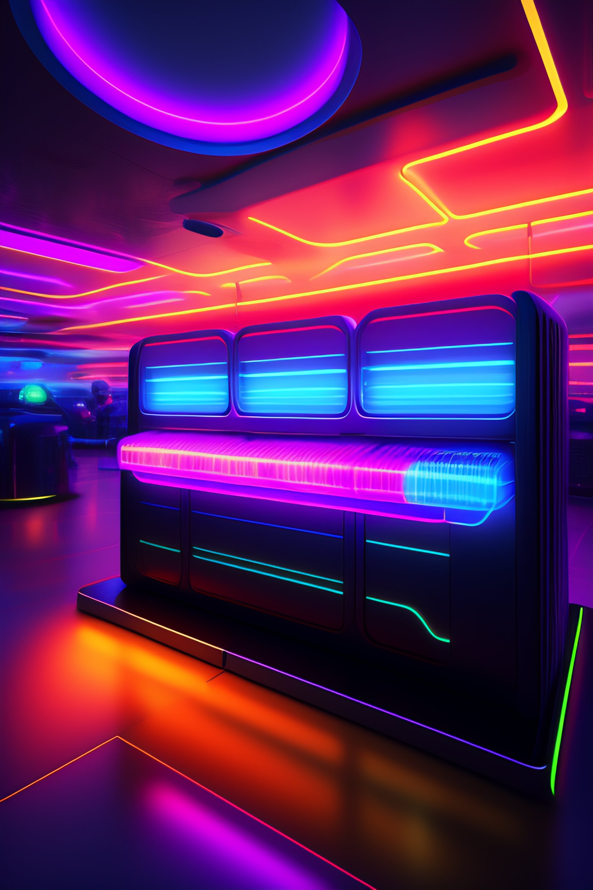 Lexica - Server neon scifi