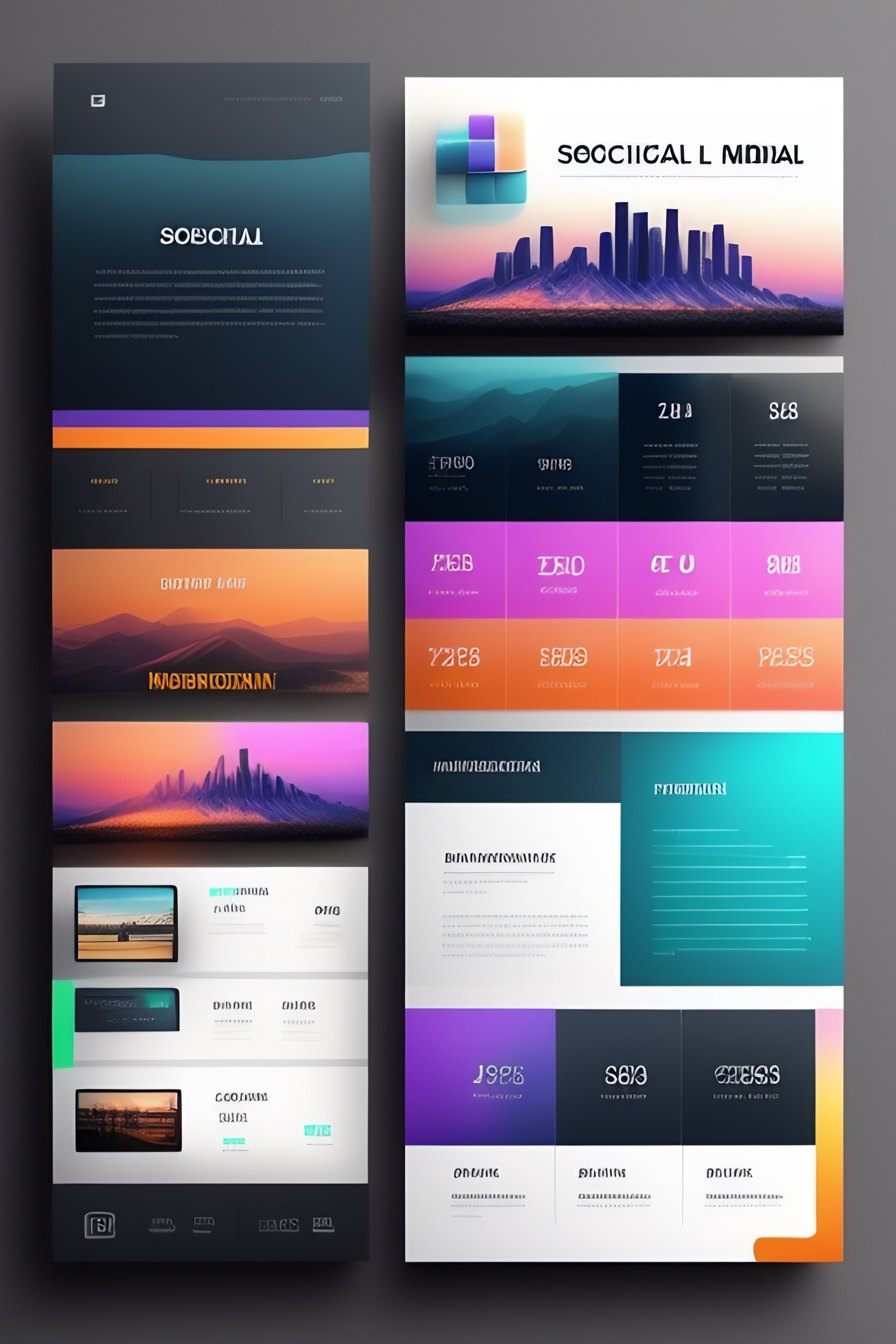 Lexica - SOCIAL MEDIA TEMPLATE, VISUAL IDENTITY, PHOTOSHOP, COREL DRAW ...