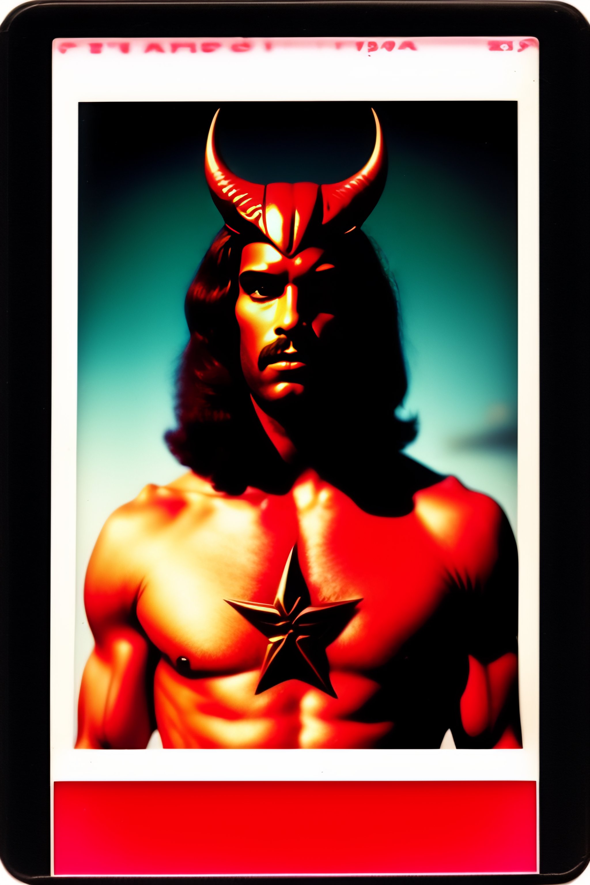 Lexica - Foto polaroid vintage de satanas