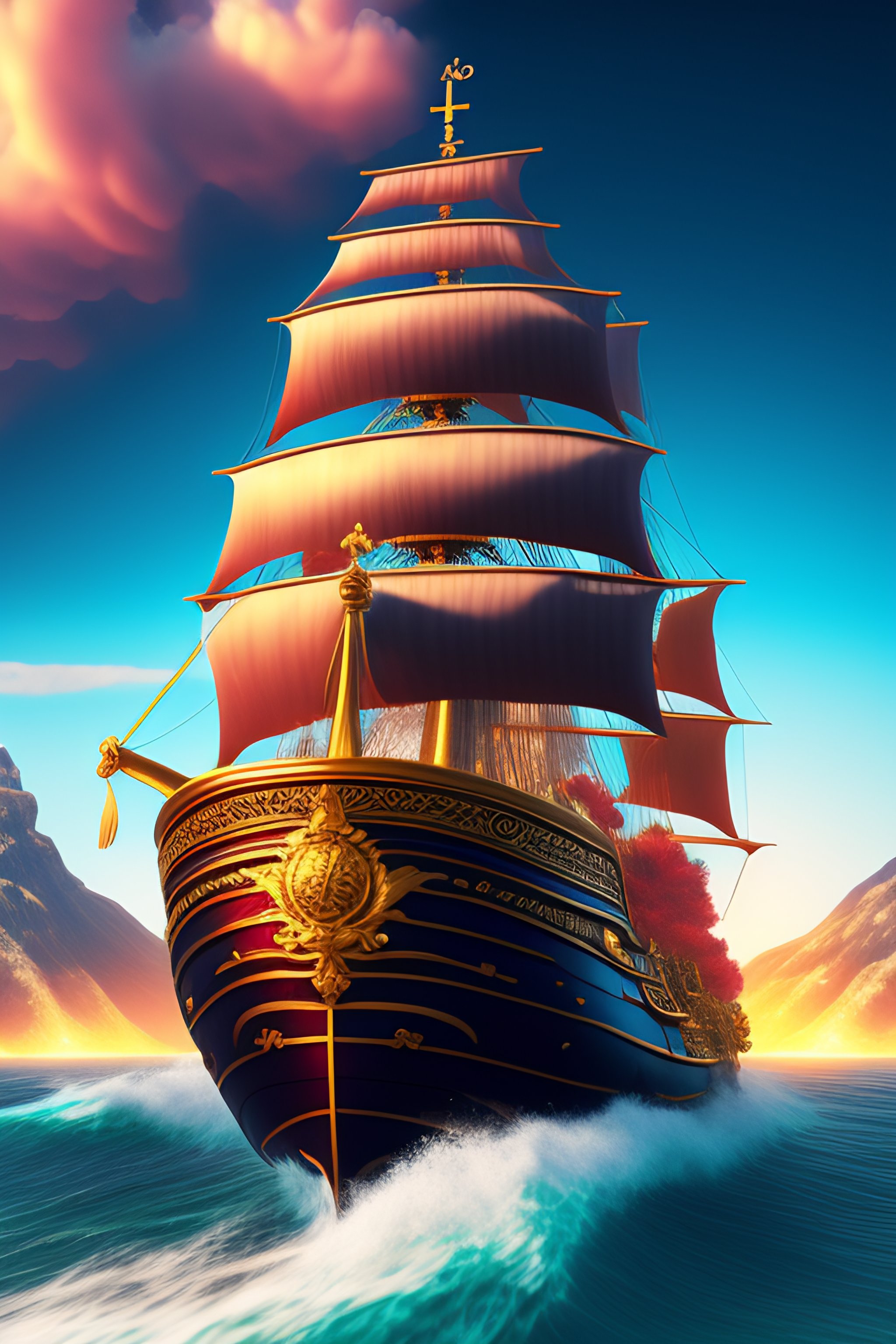 Lexica - Mount olympos , The Greek gods, Portrait, Pirate, Pirate hat ...