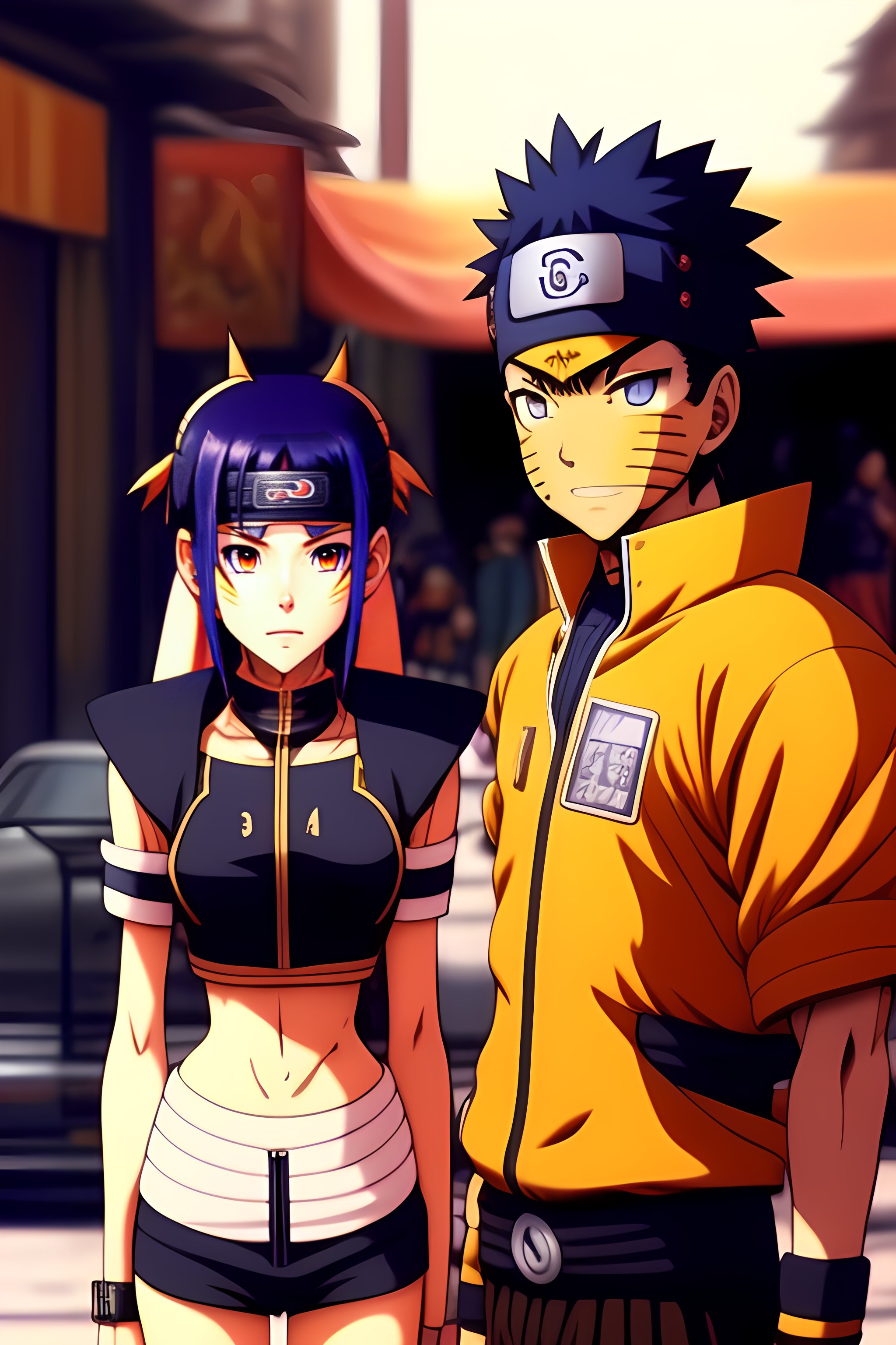 Lexica - Anime character Naruto visit Cairo in the mid-eighties