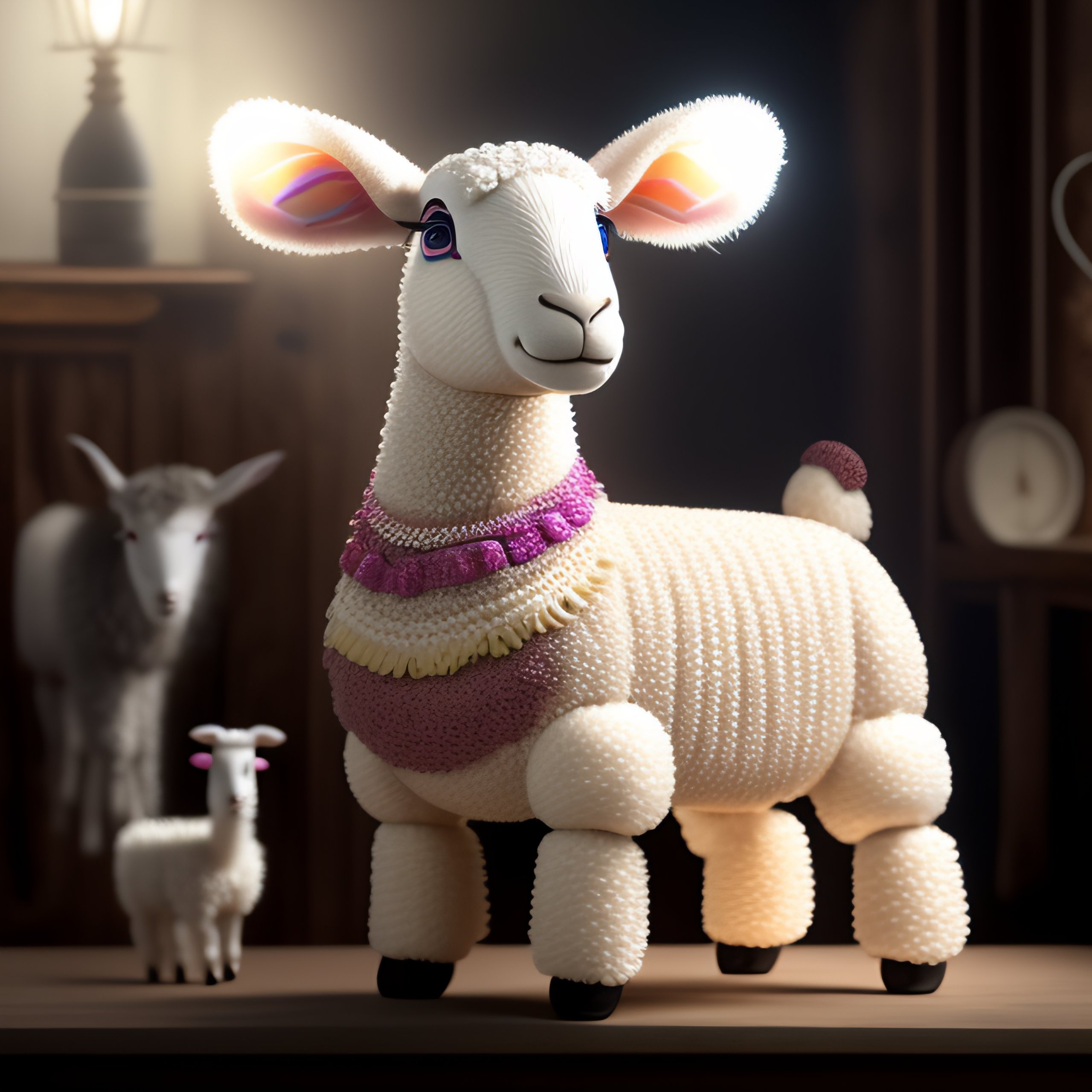 Lexica - A robotic, electric, artificial, lamb made like a victorian ...
