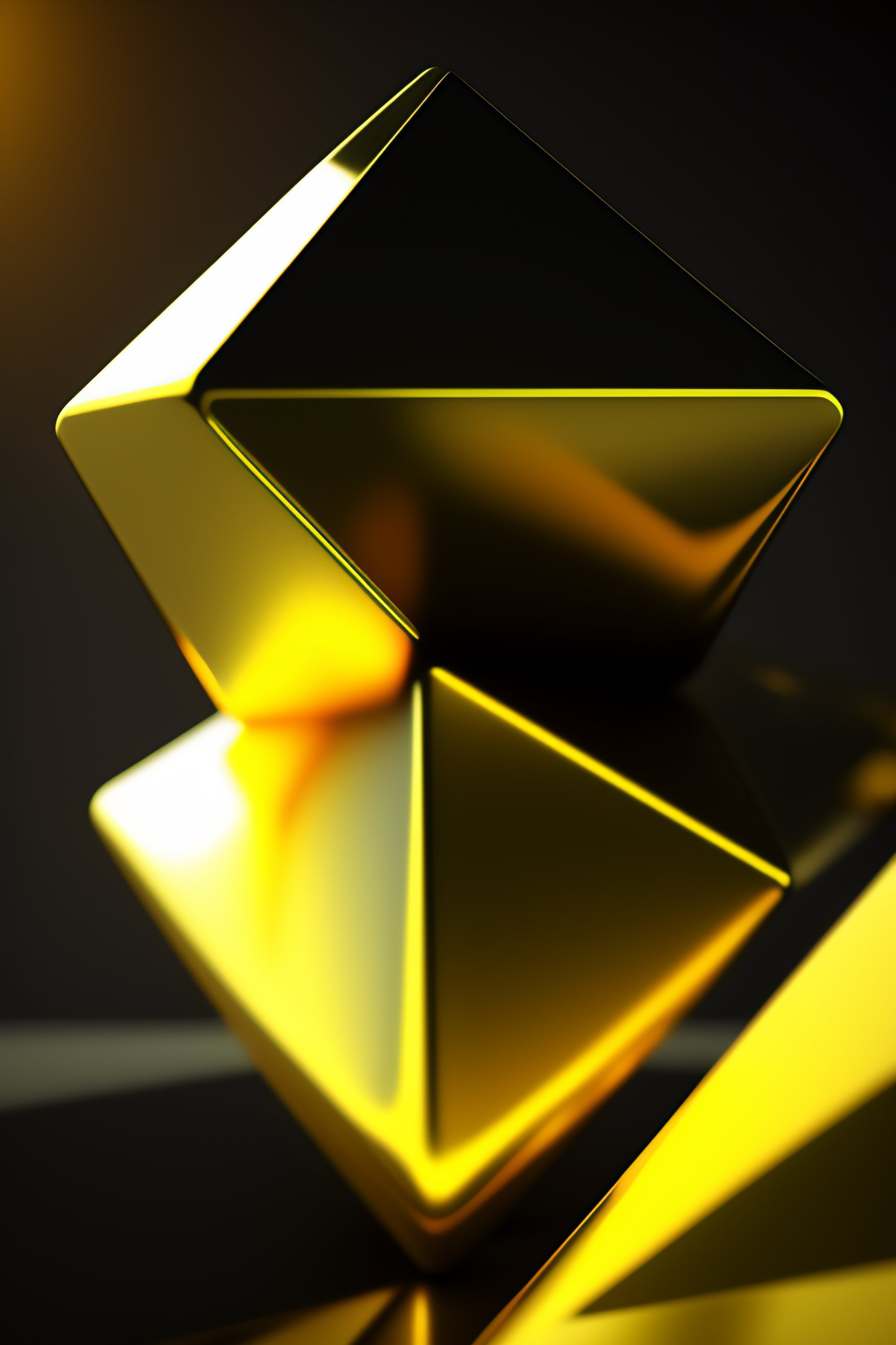 Lexica - A photorealistic render of a metallic crystalline neotribal ...