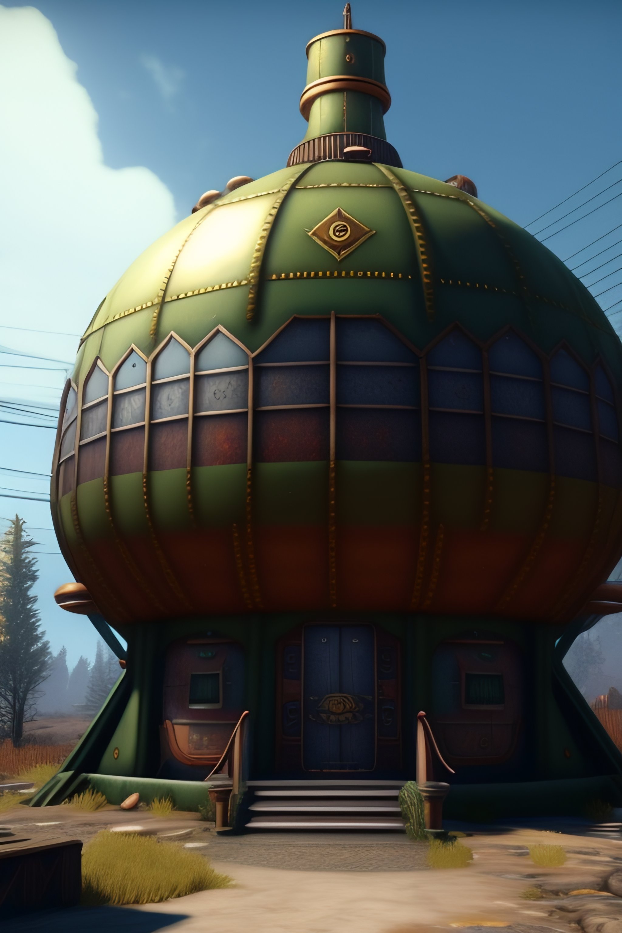 Lexica - Fallout 4 vault, Realistic looking, 70's fantasy style, large ...