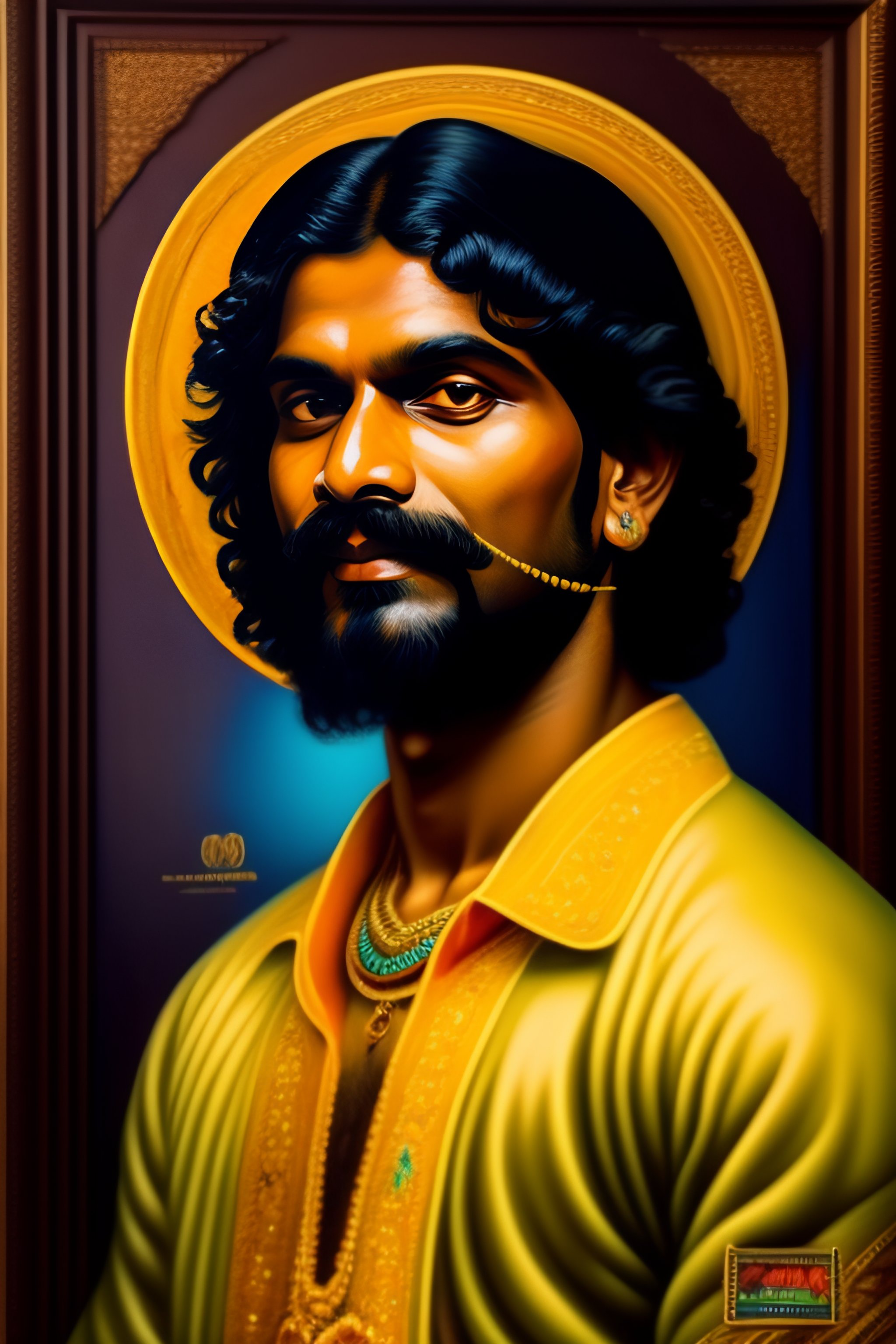 Lexica - Nuwan kodagoda as a van goh painting