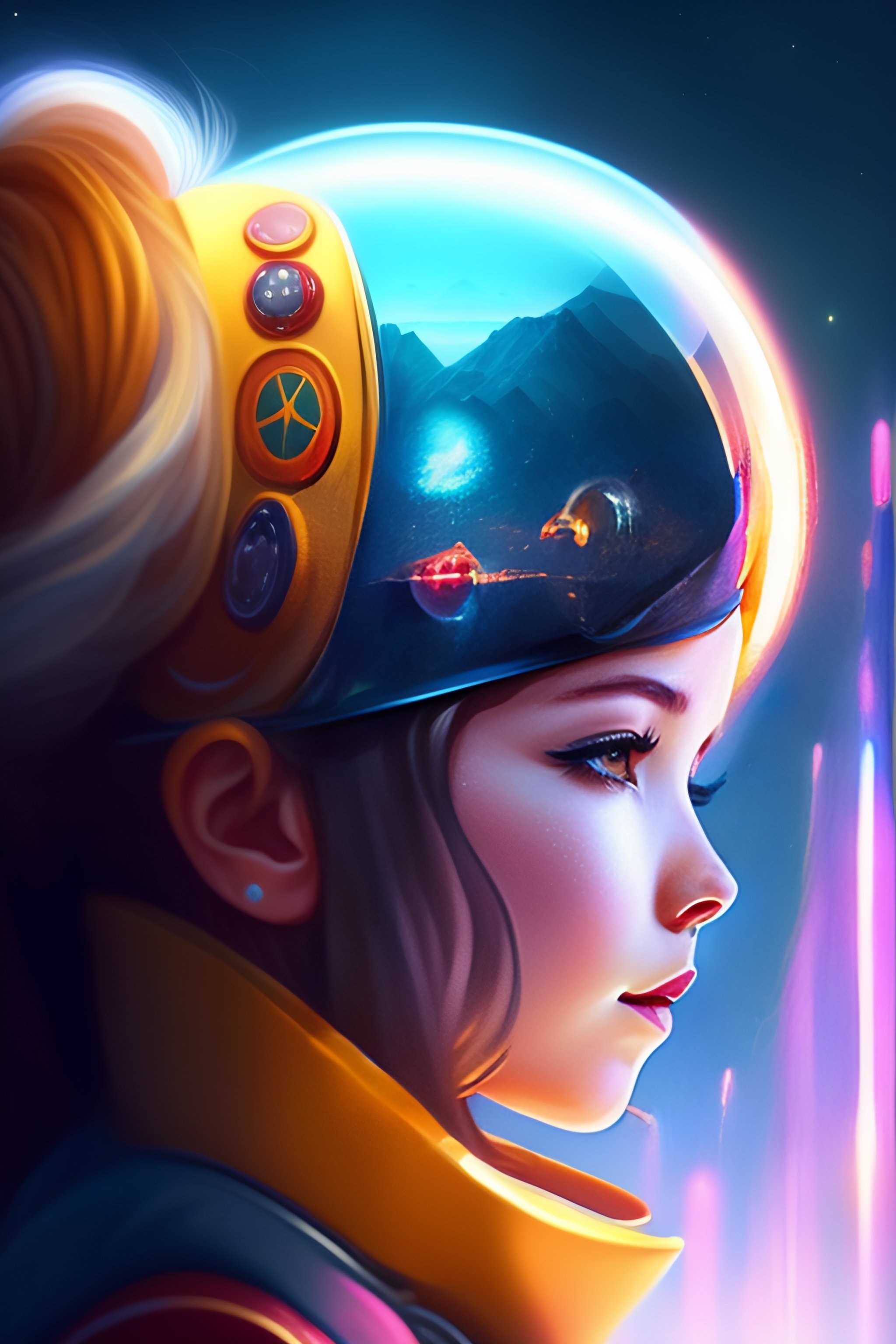 Lexica - Tv, cute. Concept art illustration, futuristic, extraterrestre