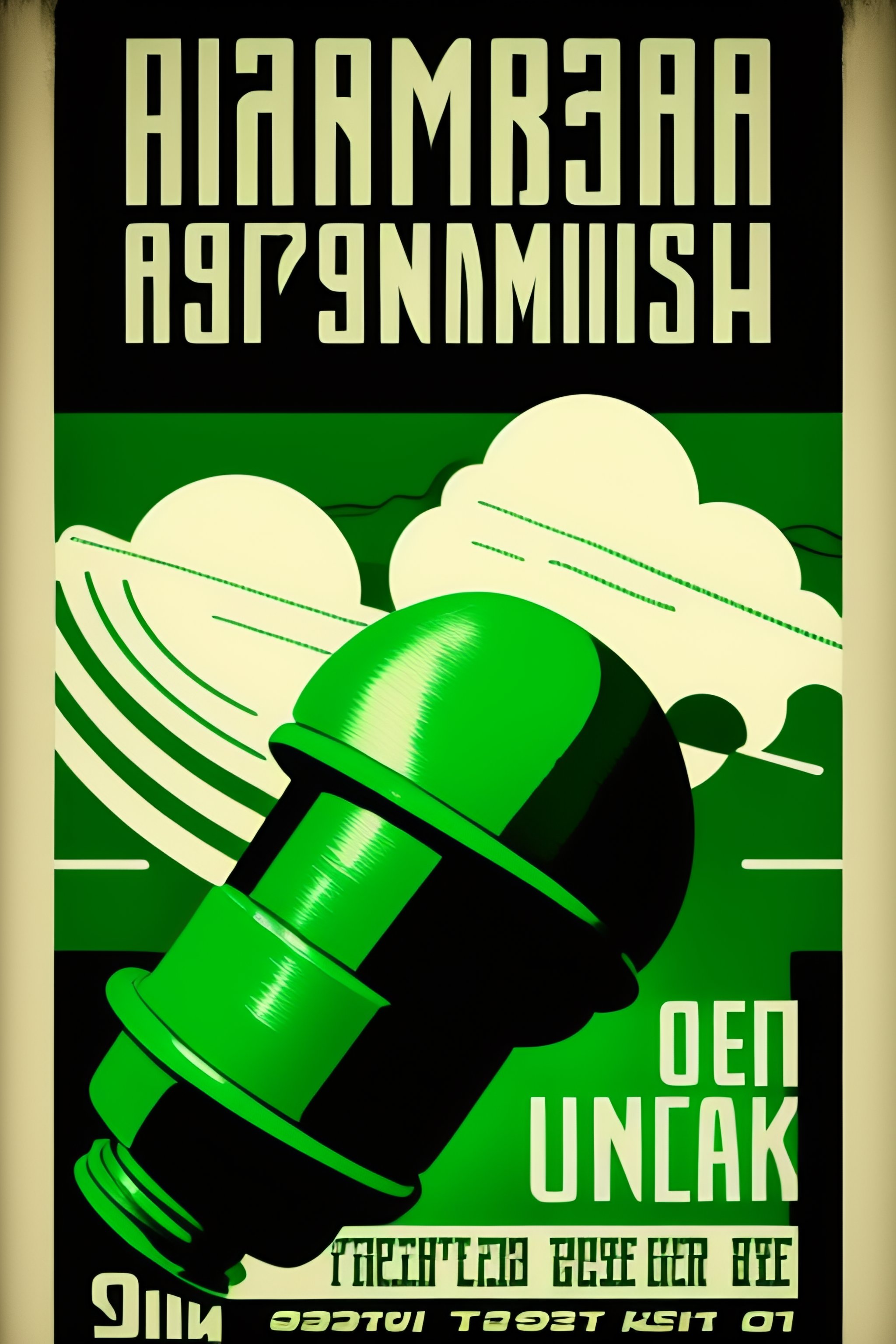 Lexica - Street art poster inspire by communist propaganda, green ...