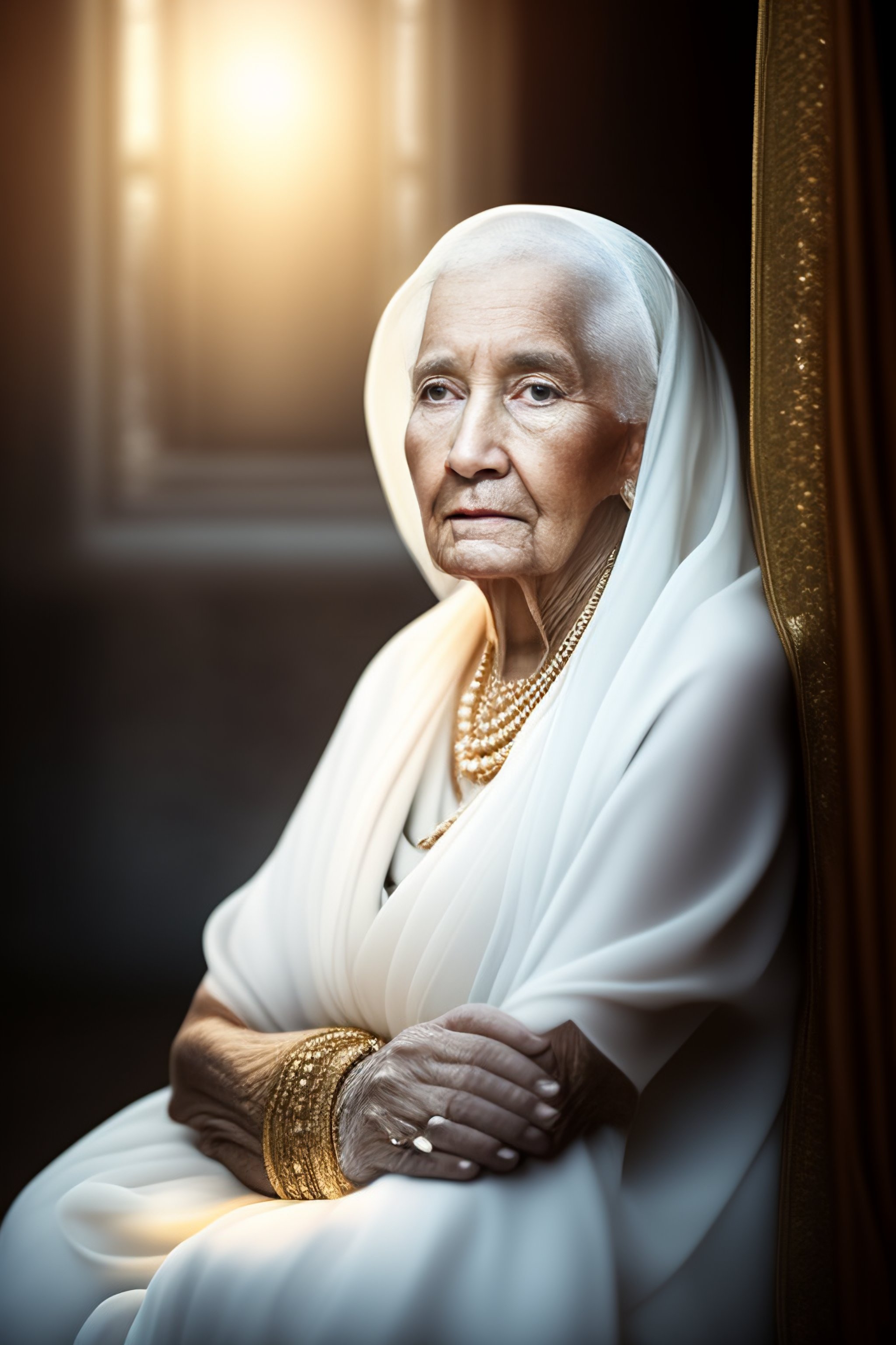 Lexica - An ultrarrealistic photo of a beautiful woman over 85 years ...