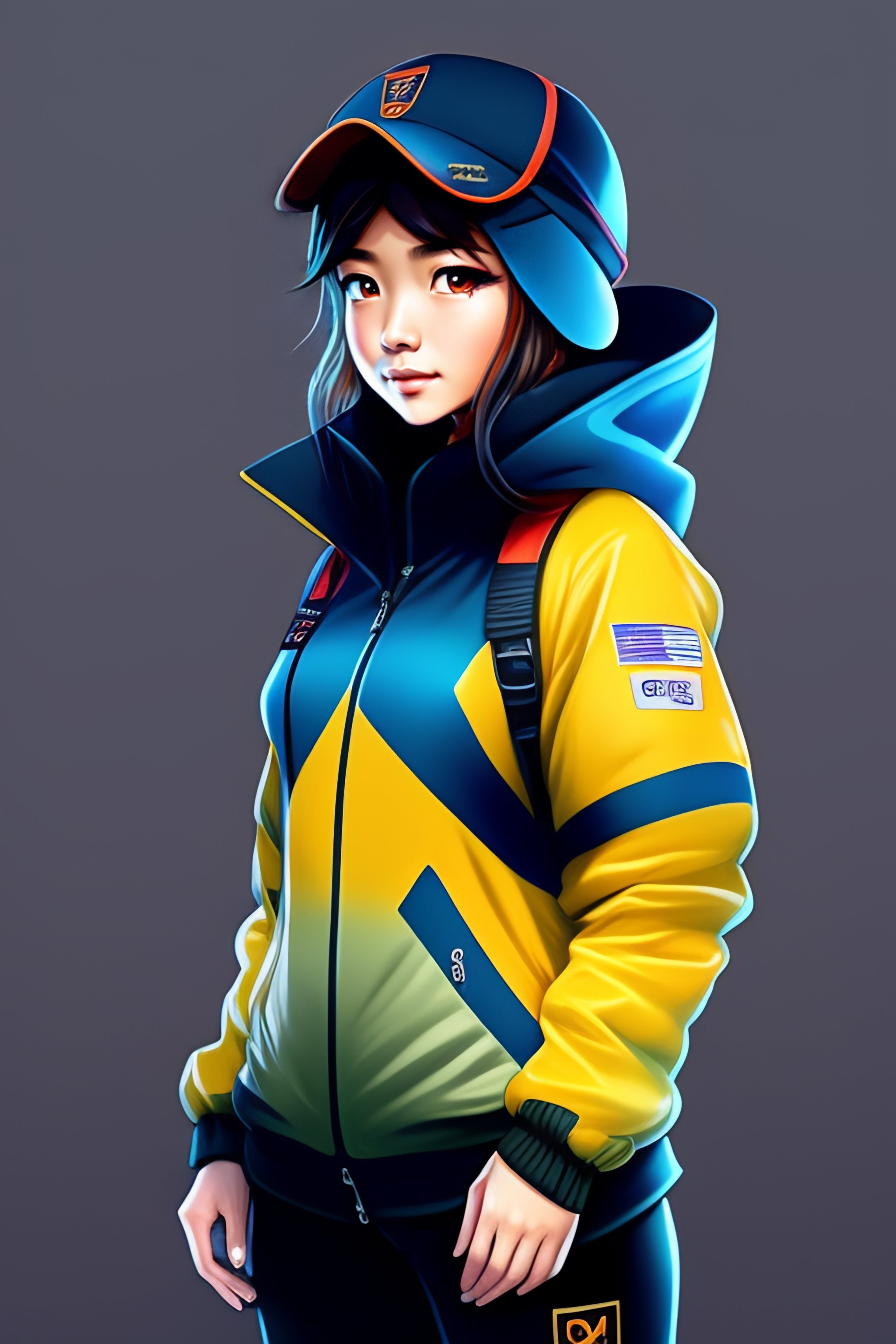 Lexica - Pokemon trainer in techwear clothes by Ken Sugimori