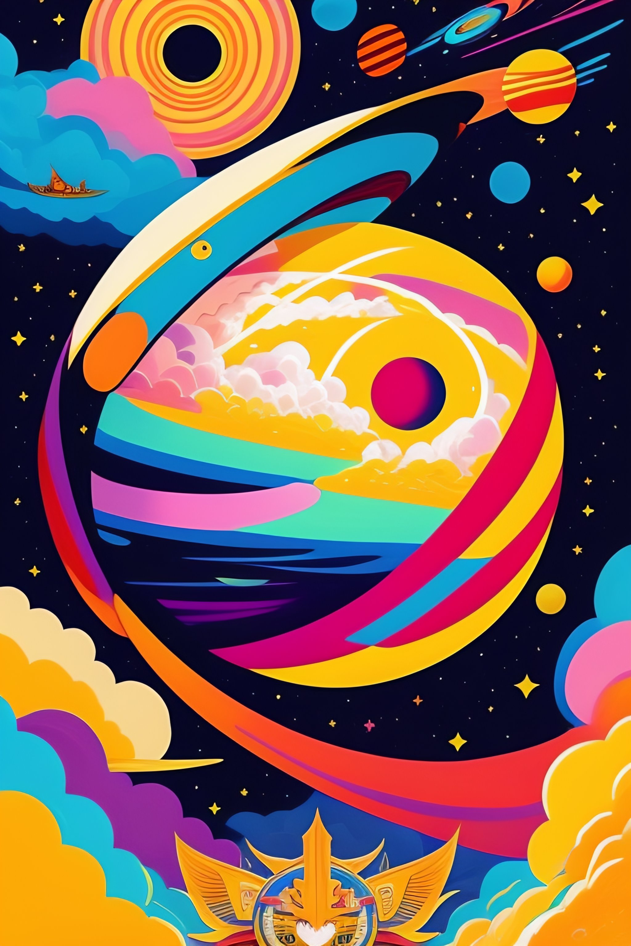 Lexica - Poster art by Tomokazu Matsuyama, featured on pixiv, space art ...