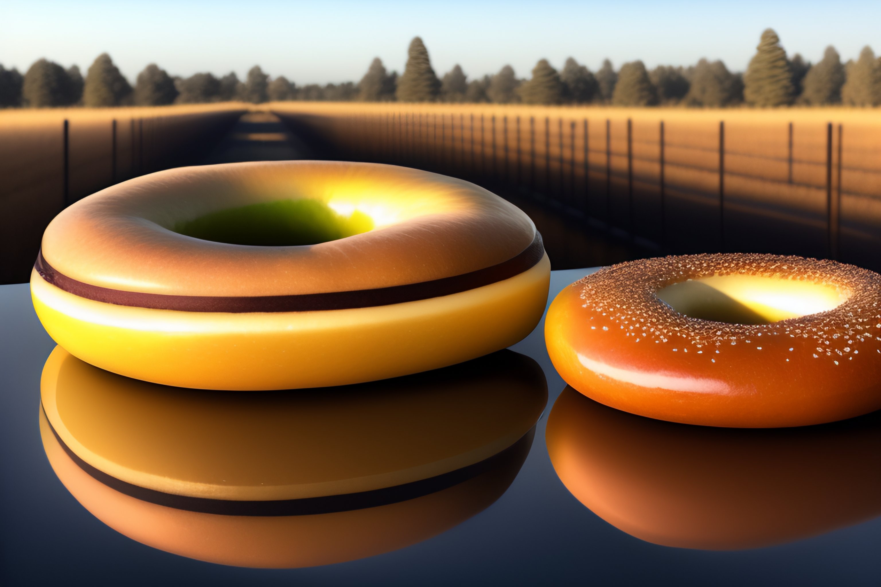 Lexica - Apple Park world headquarters everything bagel building