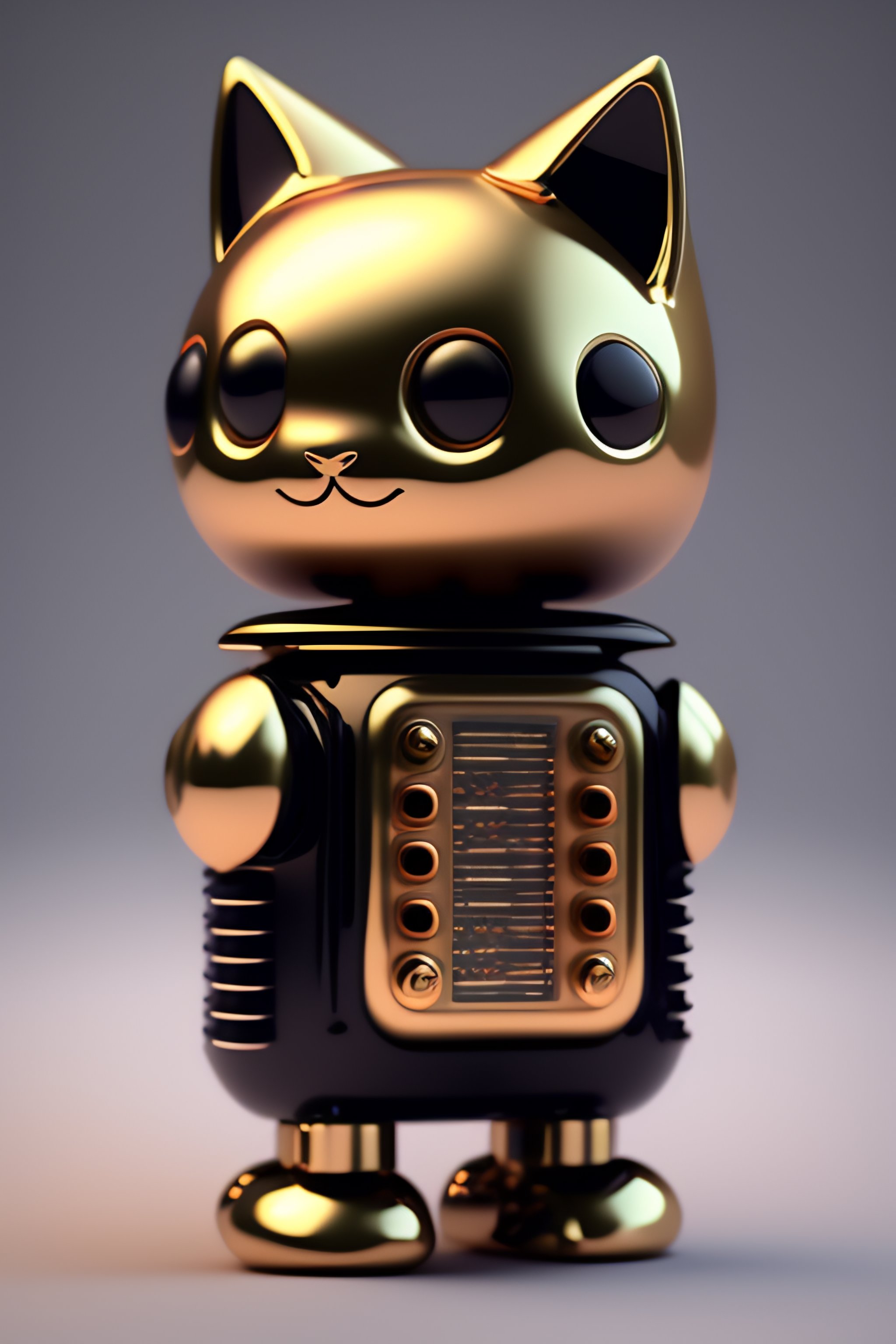 Lexica - A very cute robot cat made from modular synthesizers, analog ...