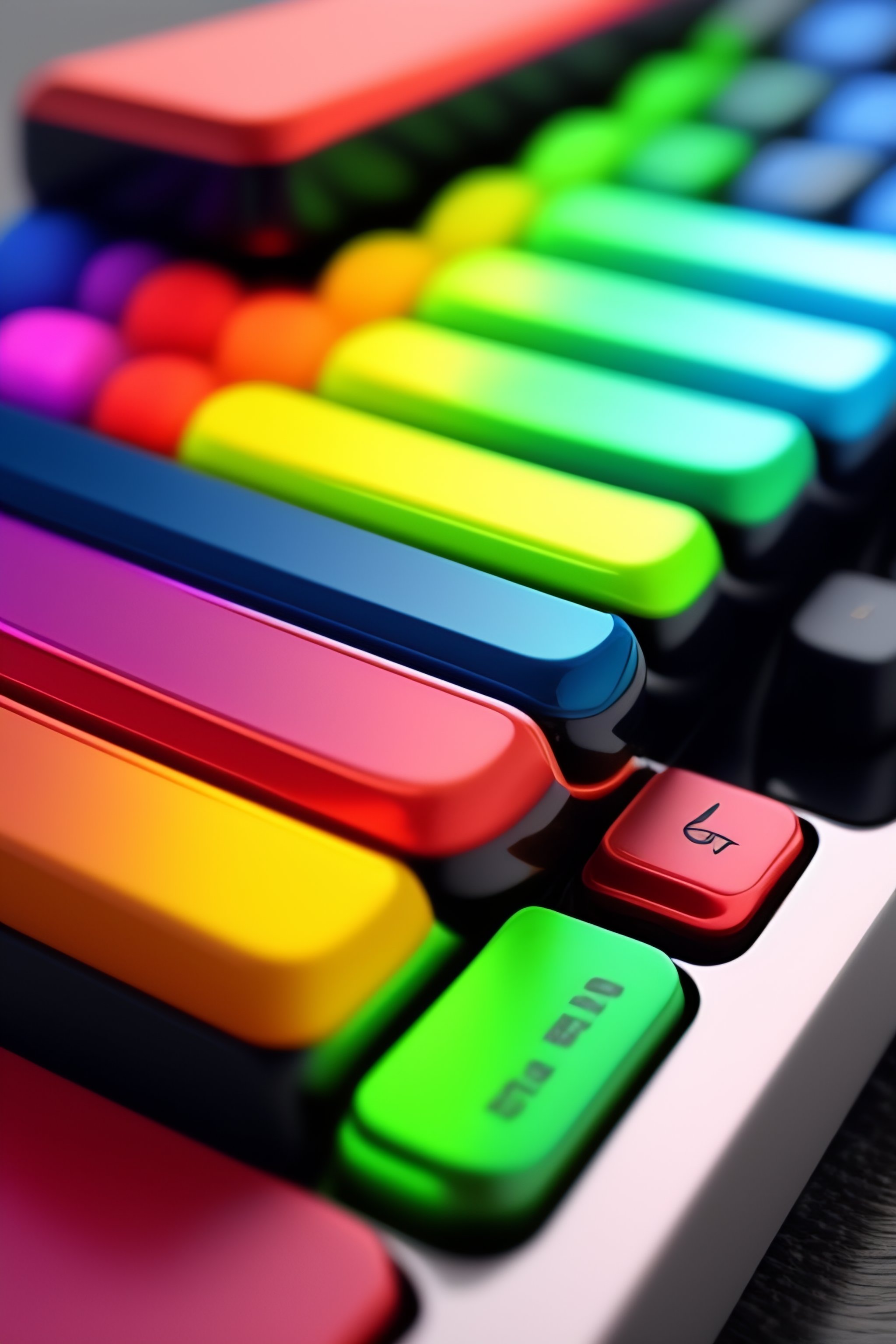 Lexica - Rainbow keyboard