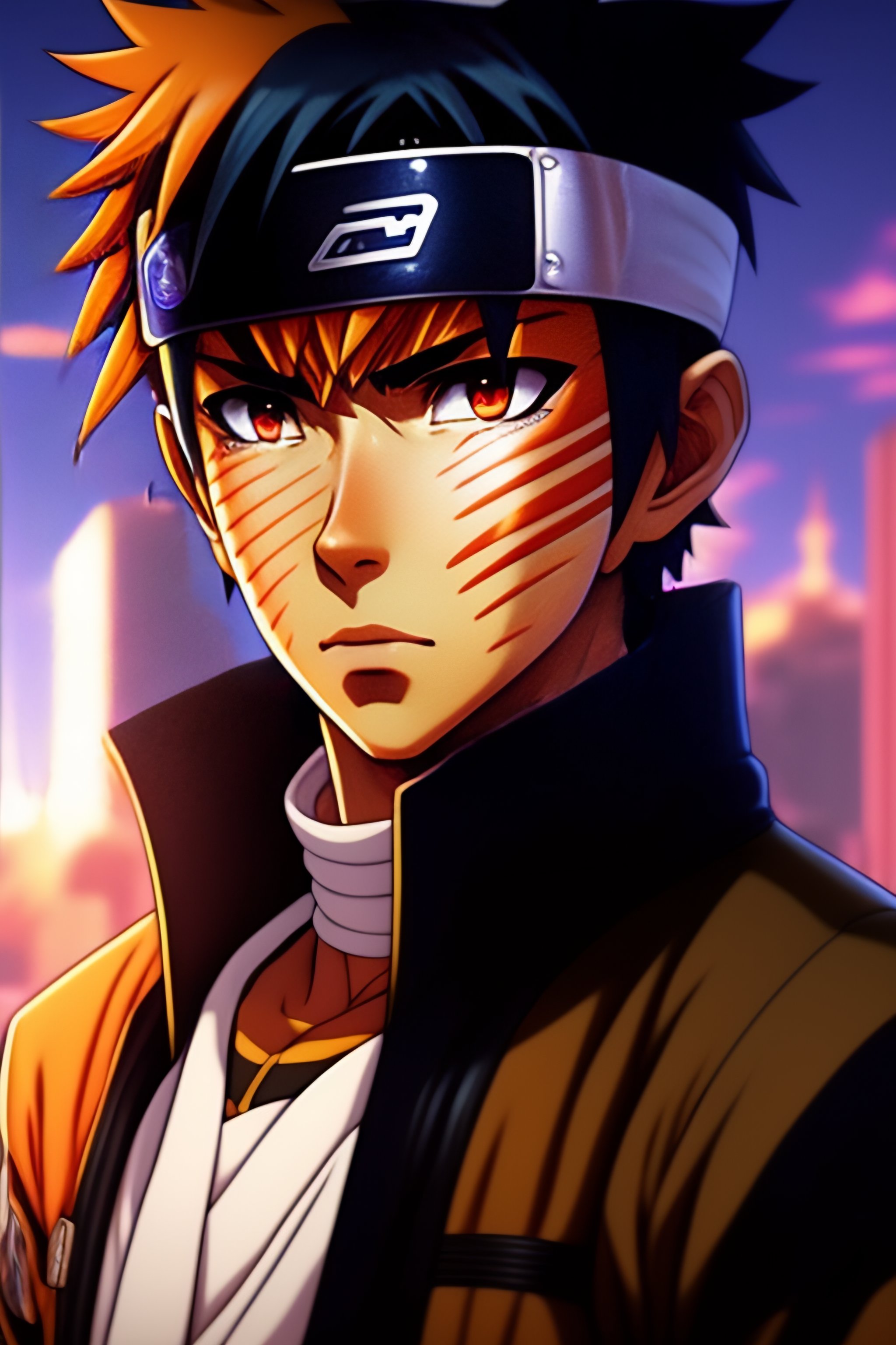 Lexica - Anime character Naruto wither Cairo in the mid-eighties