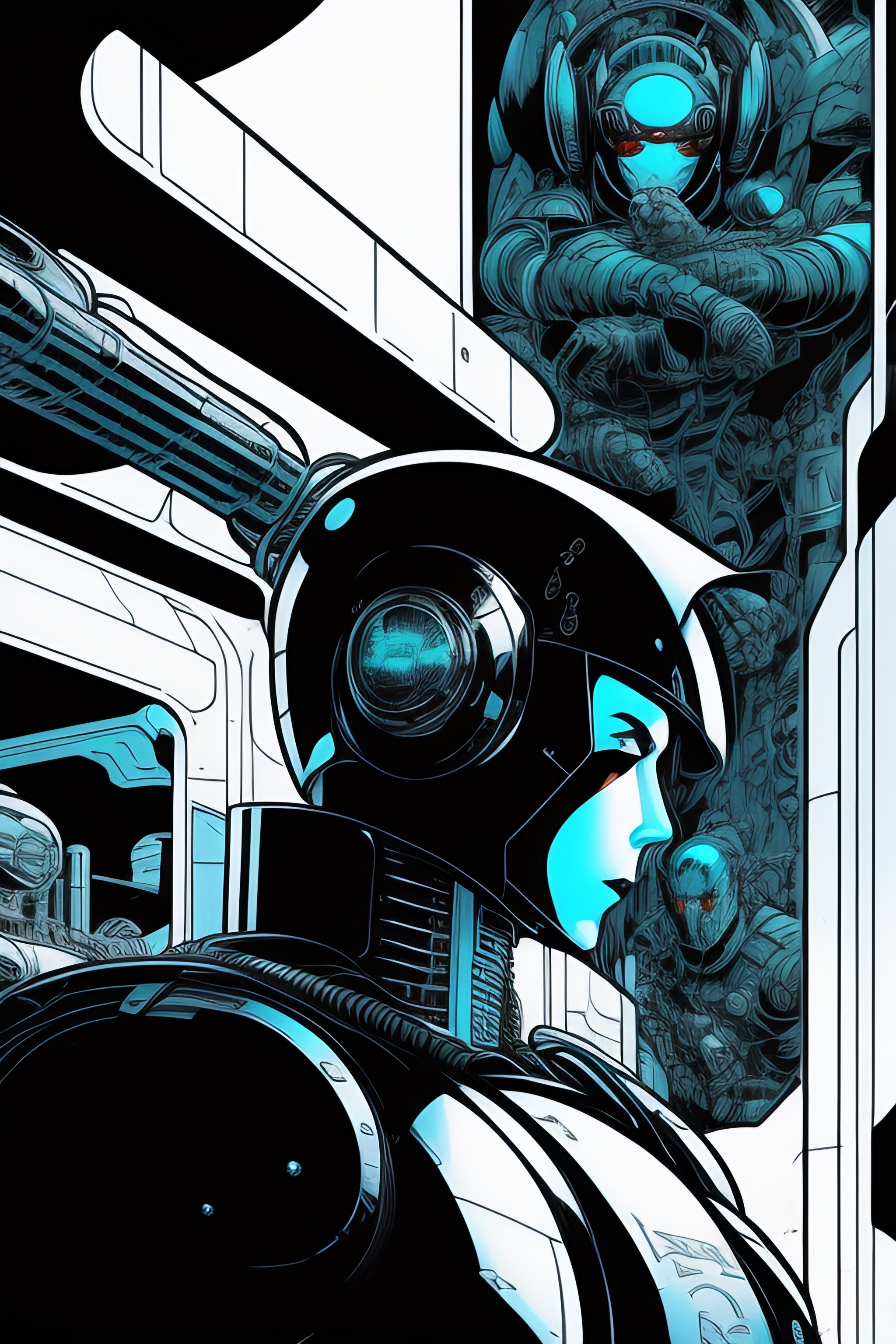 Lexica - A comic book panel about robots taking over the world ...