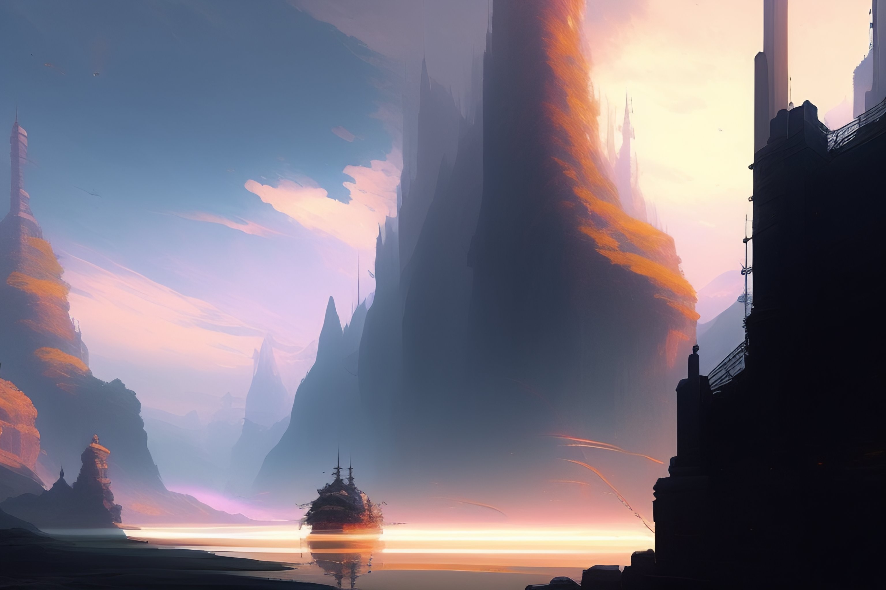 Lexica - Abyss, steampunk,panoramic,perfect art, trending on pixiv ...