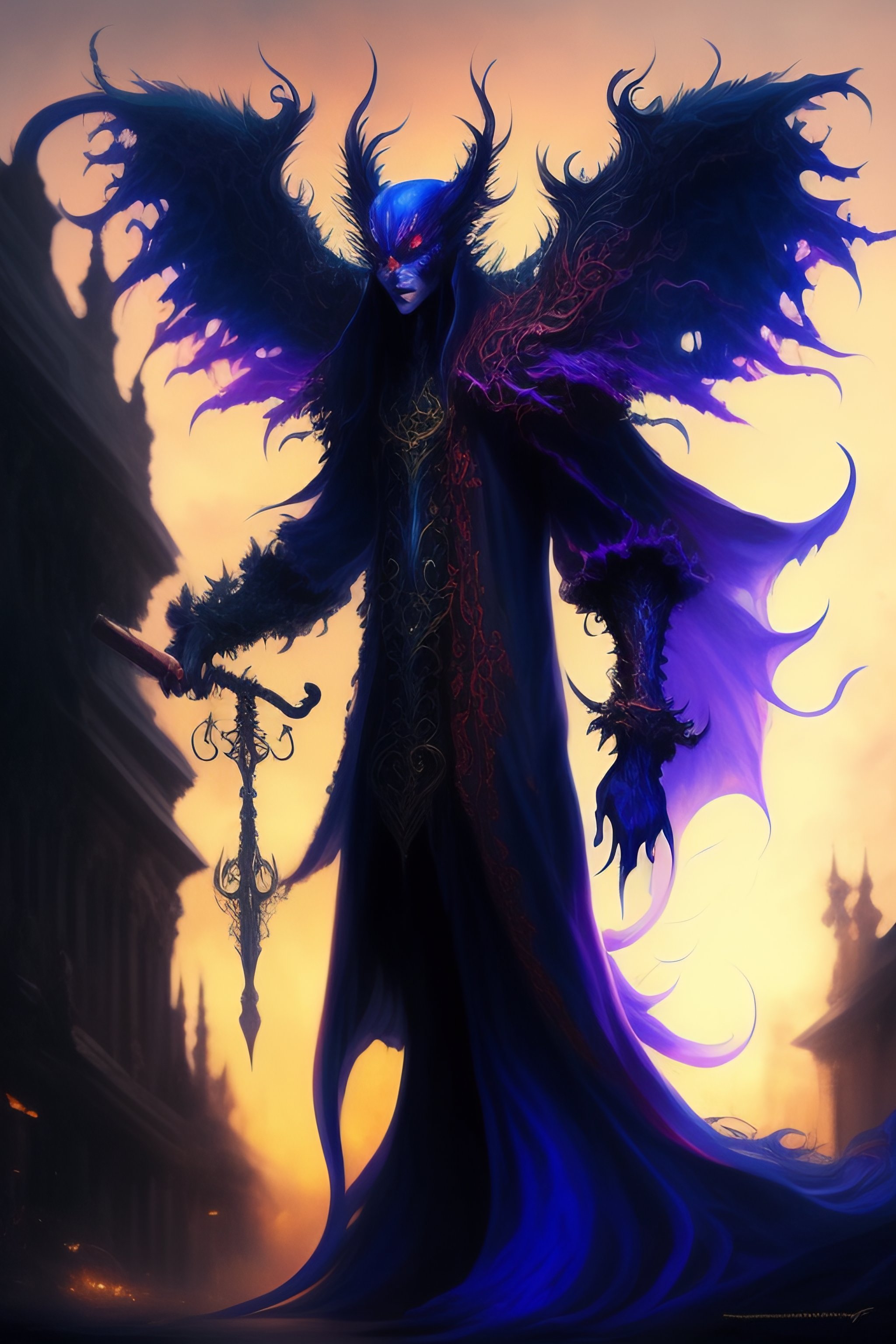 Lexica - Fullbody creature concept demon of envy looks like a frail and ...