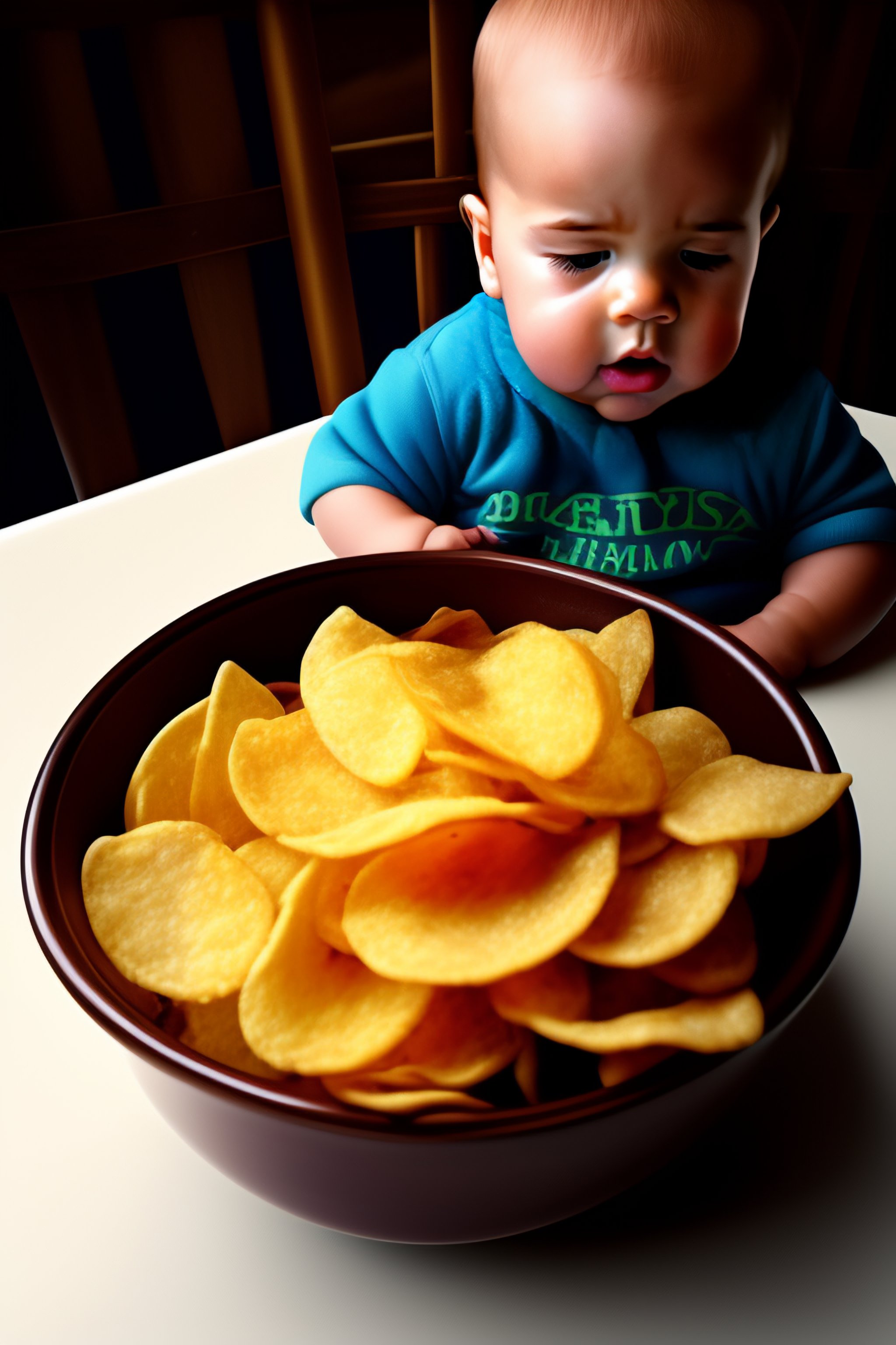 Lexica - Alex eating chips