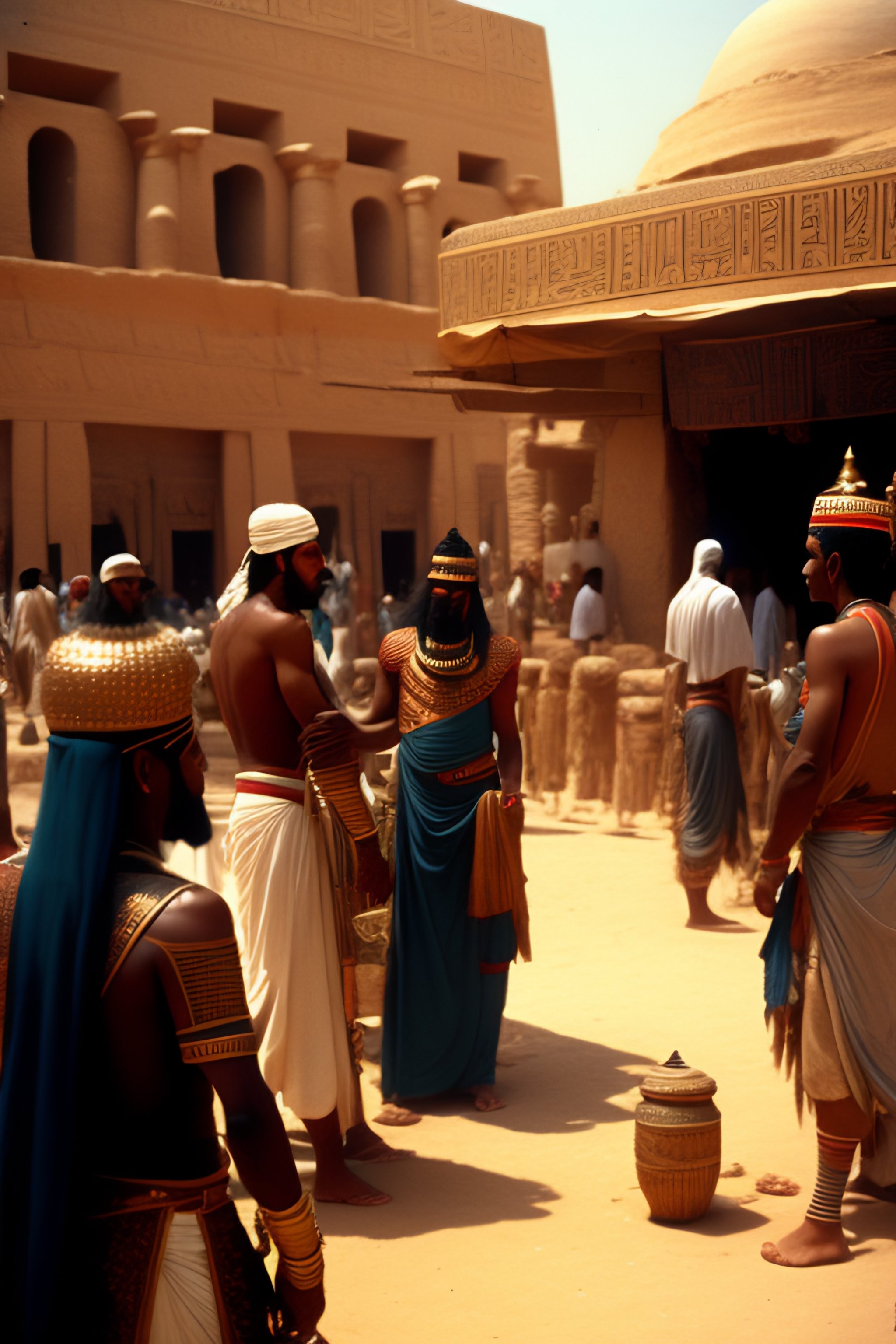 Lexica - Gorgeous cinematography wide shot of Ancient Egypt, Egyptian ...