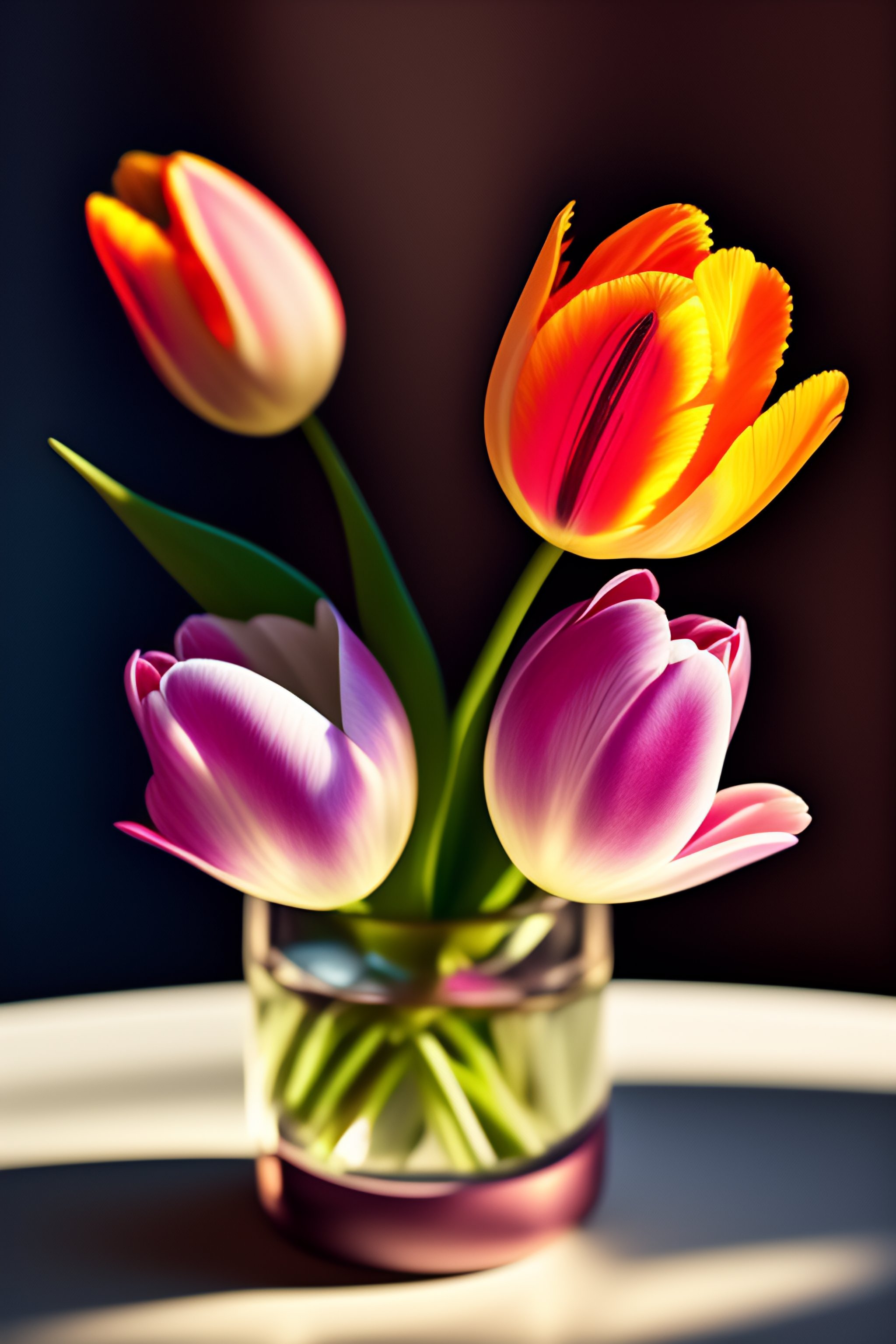 Lexica - Tulips and firefly