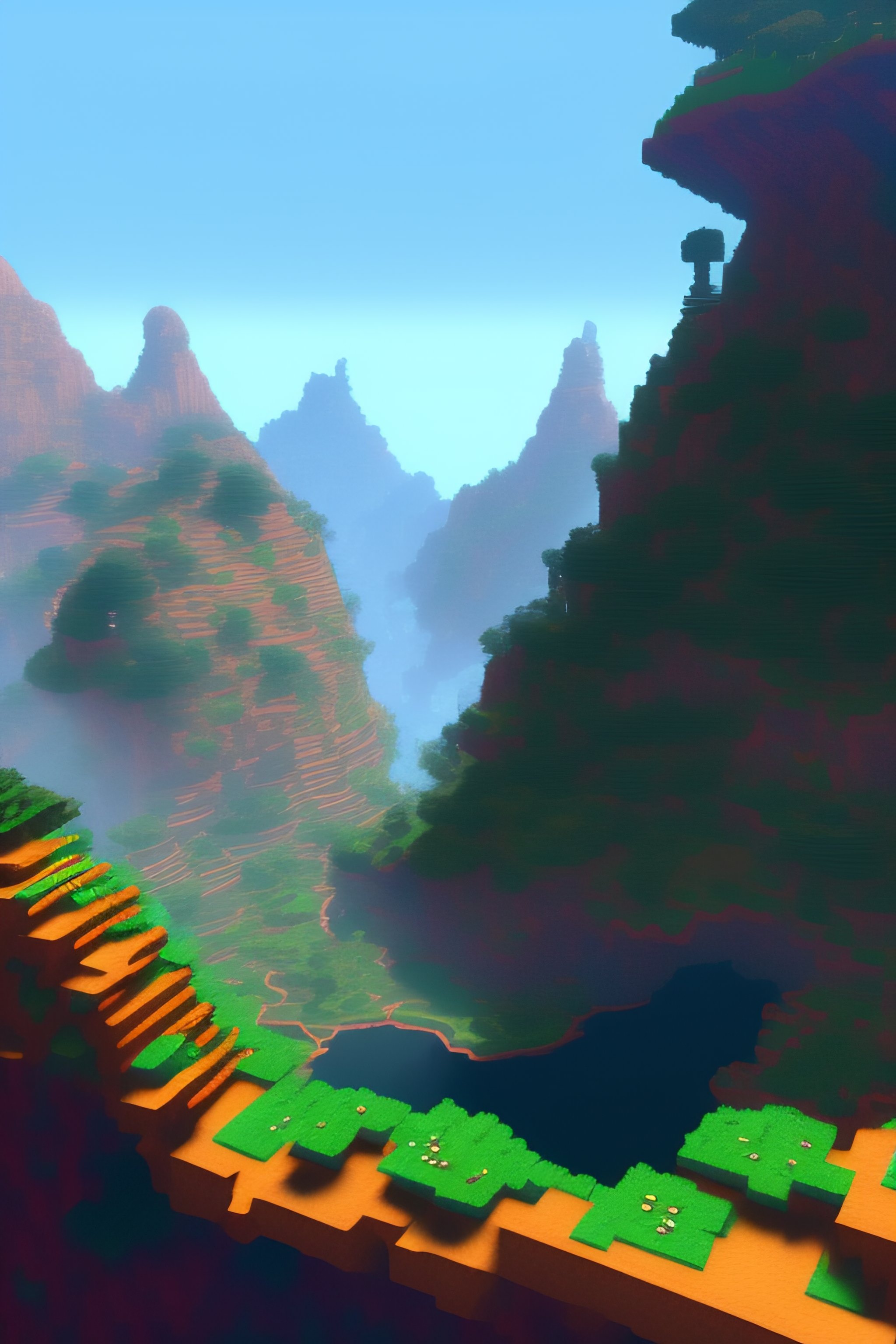 Lexica - Background of a Minecraft fantasy world