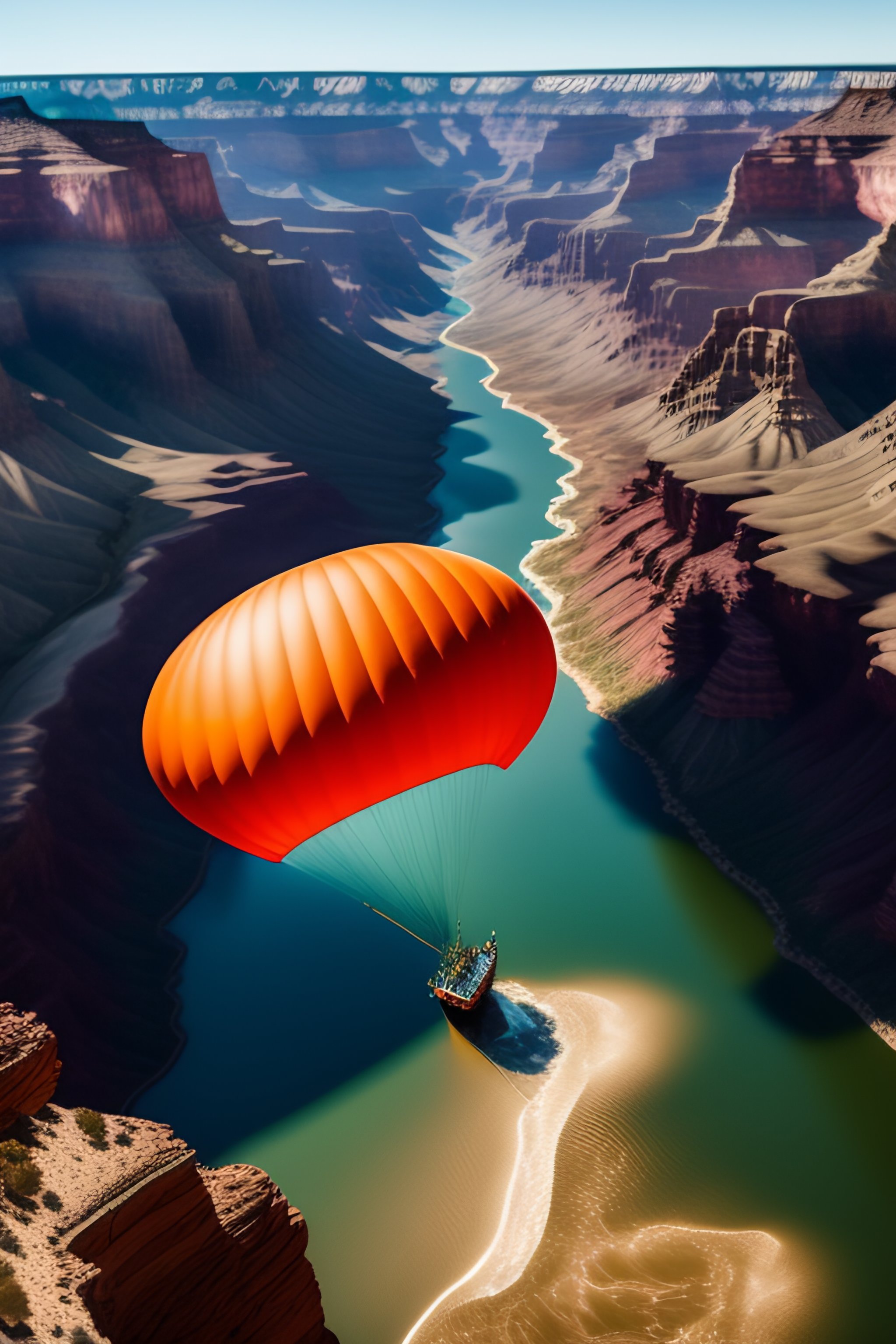 Lexica - Photorealistic images of a newly married couple parachuting ...