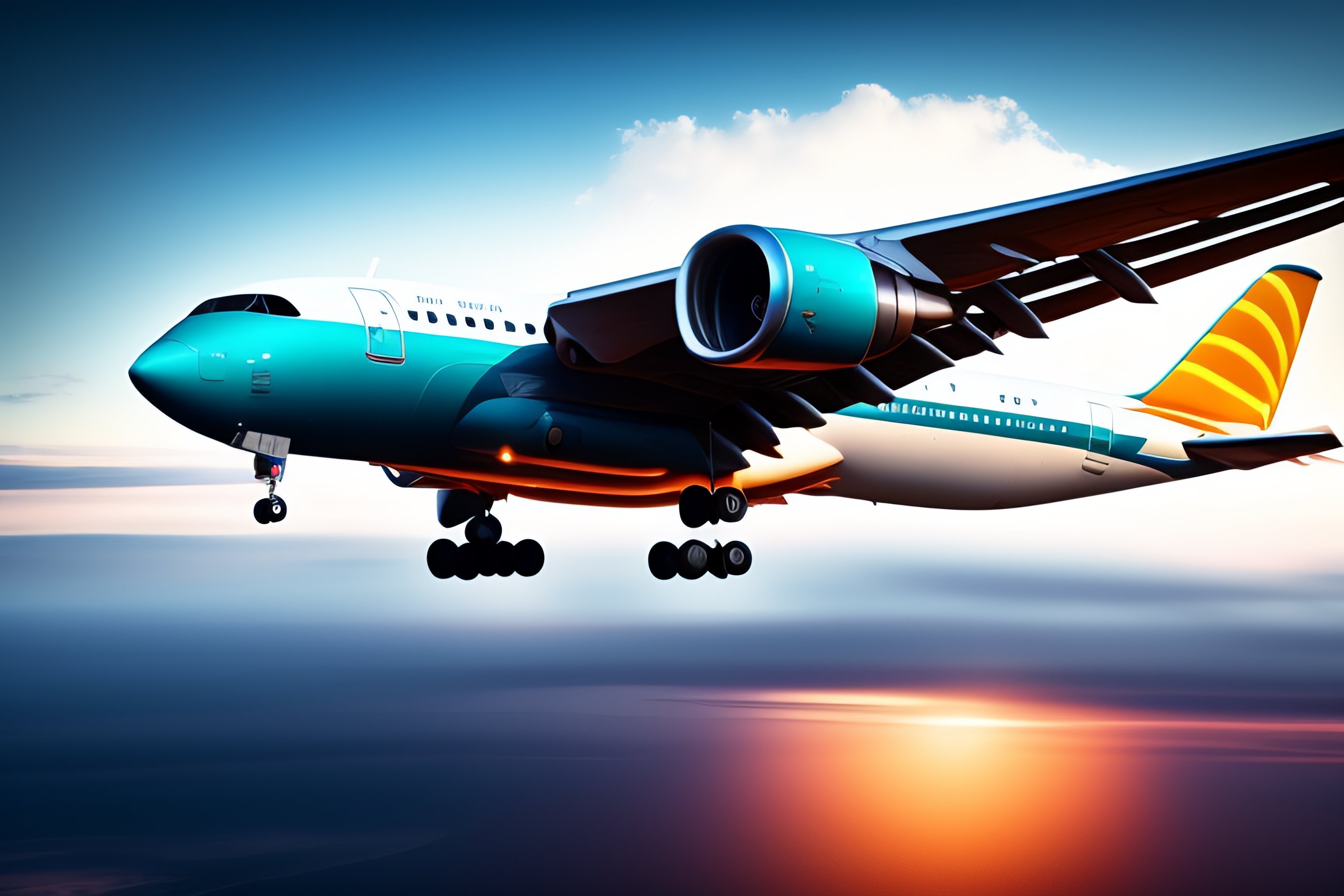 Lexica - The plane hanged with a rope, realistic, aerial shot, real ...