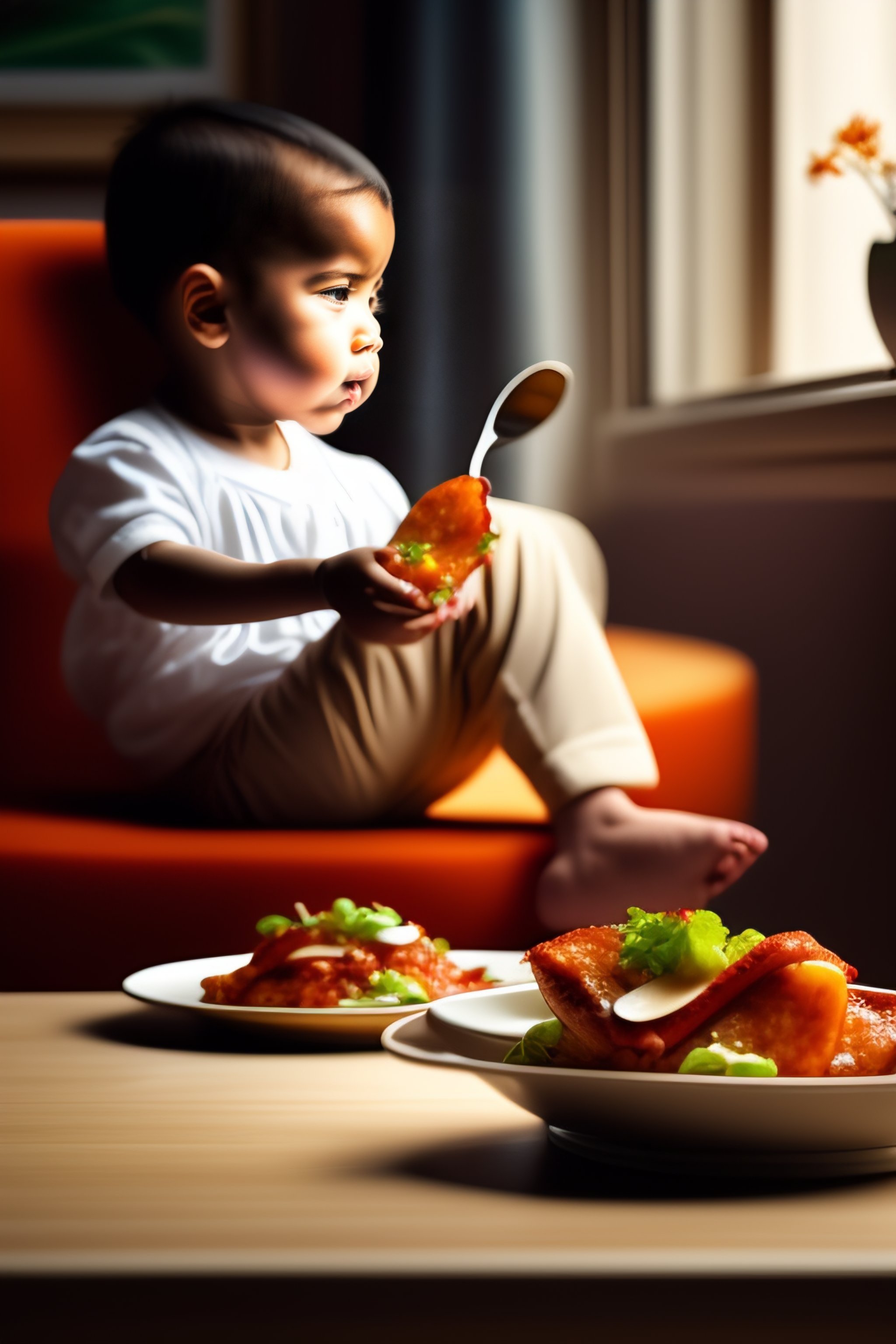 Lexica - Shoes eating dinner