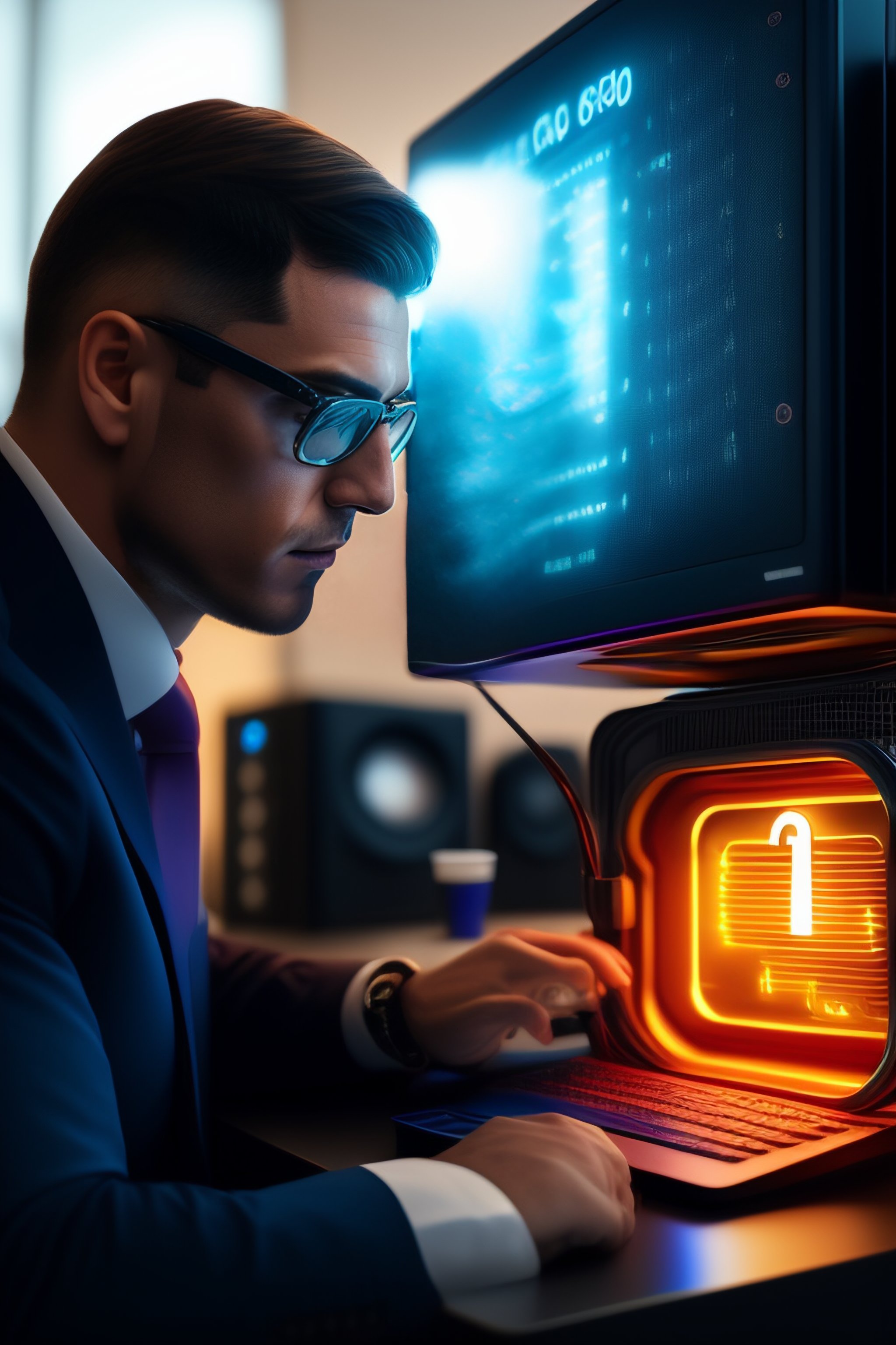 Lexica - Cyber security professional at work