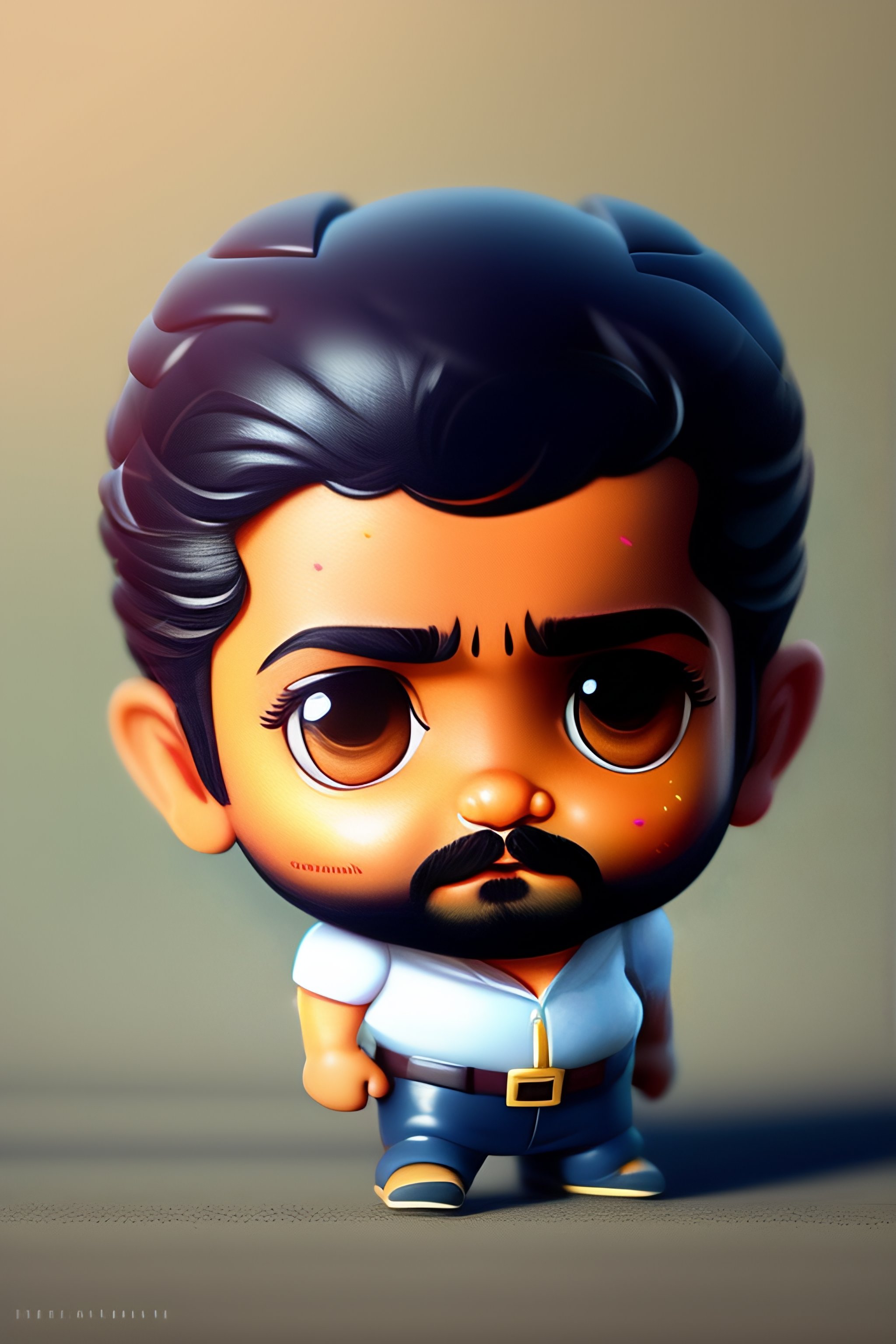 Lexica - Cute and adorable cartoon Hrithik Roshan baby, vikram vedha ...