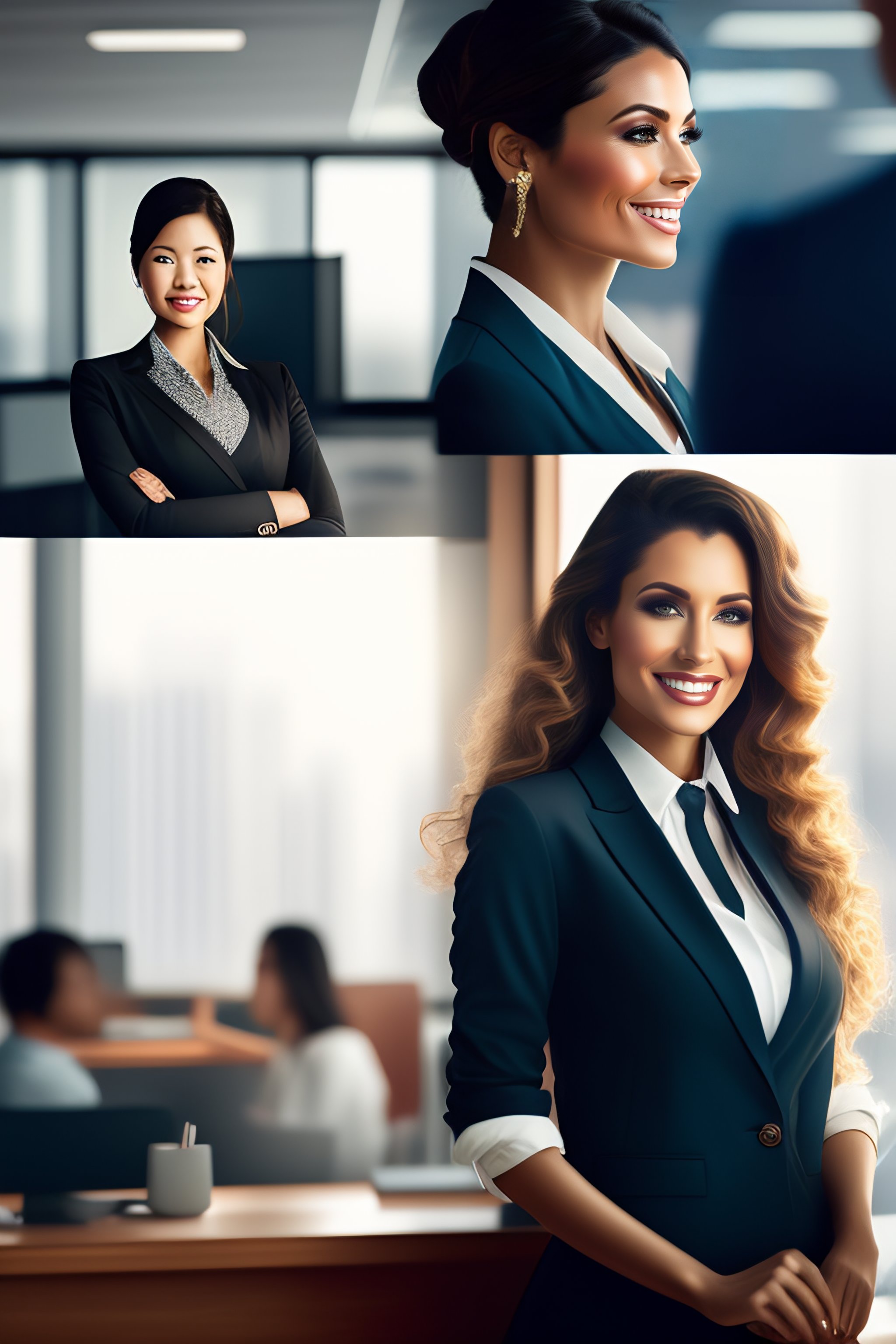 Lexica - Office manager girl designer