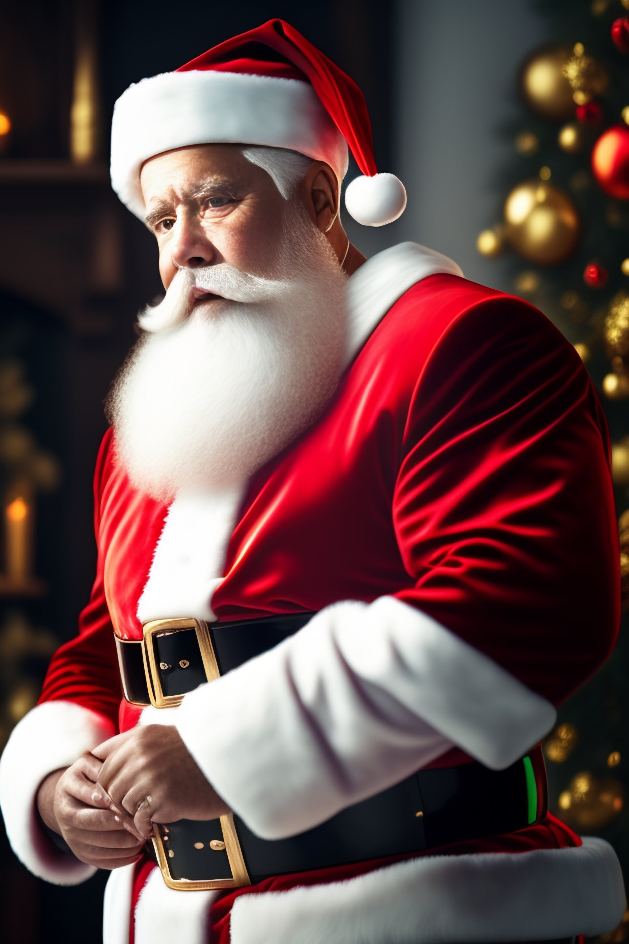 Lexica - Santa claus, jim flora style