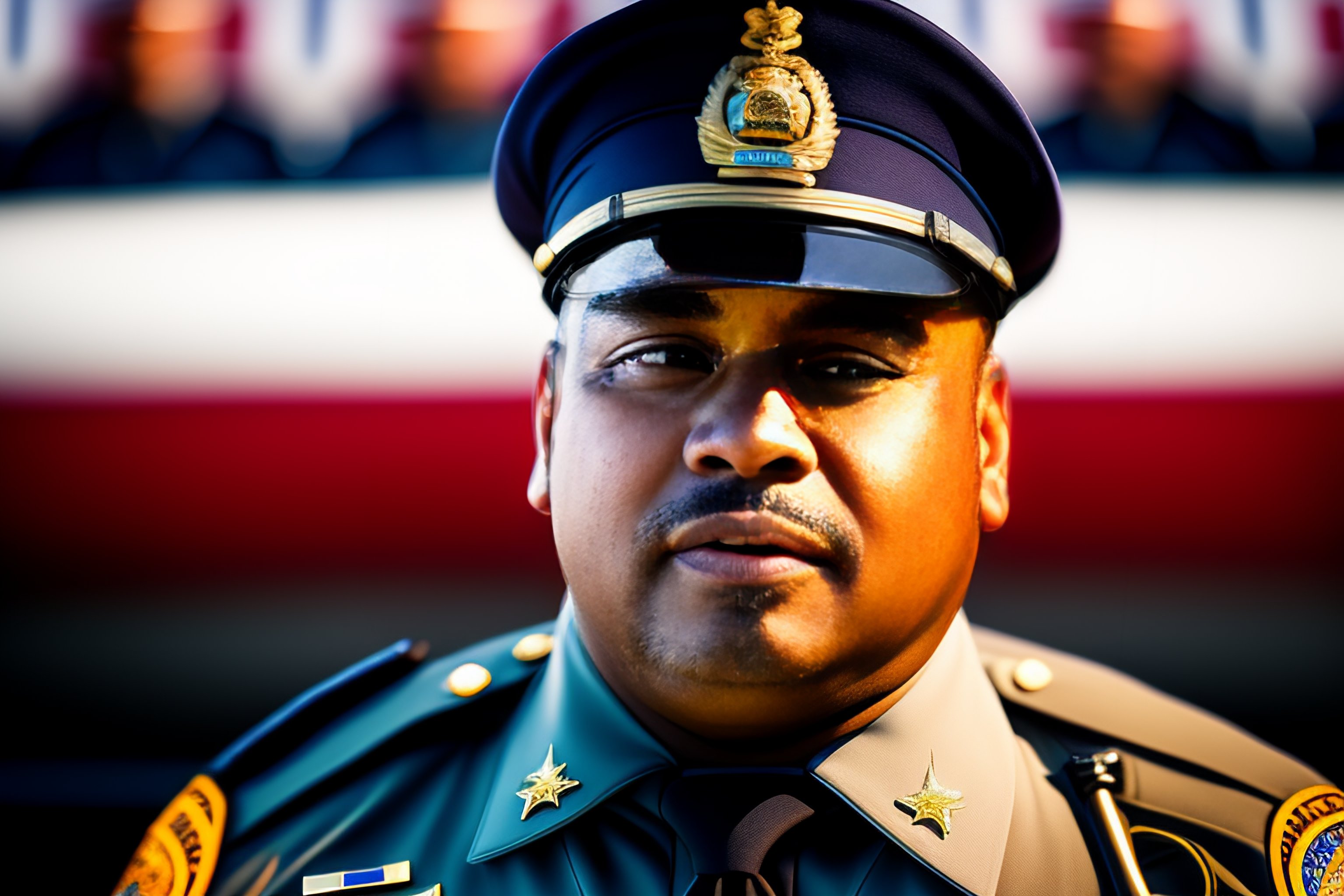 Lexica - Portrait of a police in North Carolina